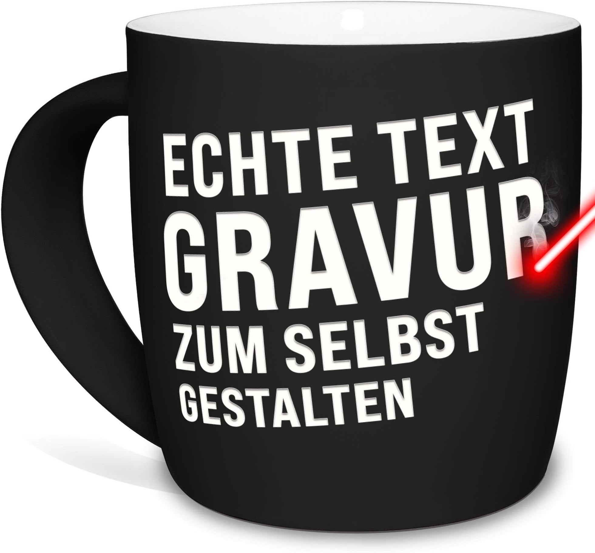 Tasse Tassen 325ml - Aufdruck selbst gestalten - Wunschtext - 325 ml ...