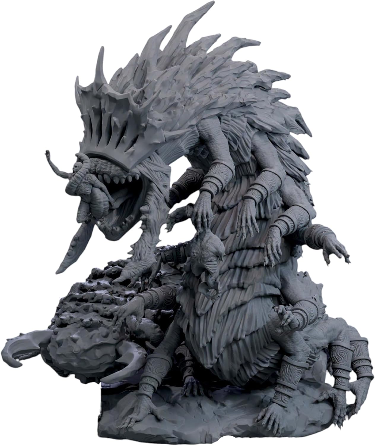 Amazon.com: Unpainted DND Voidborn Corpse Eater Miniature Figurine ...