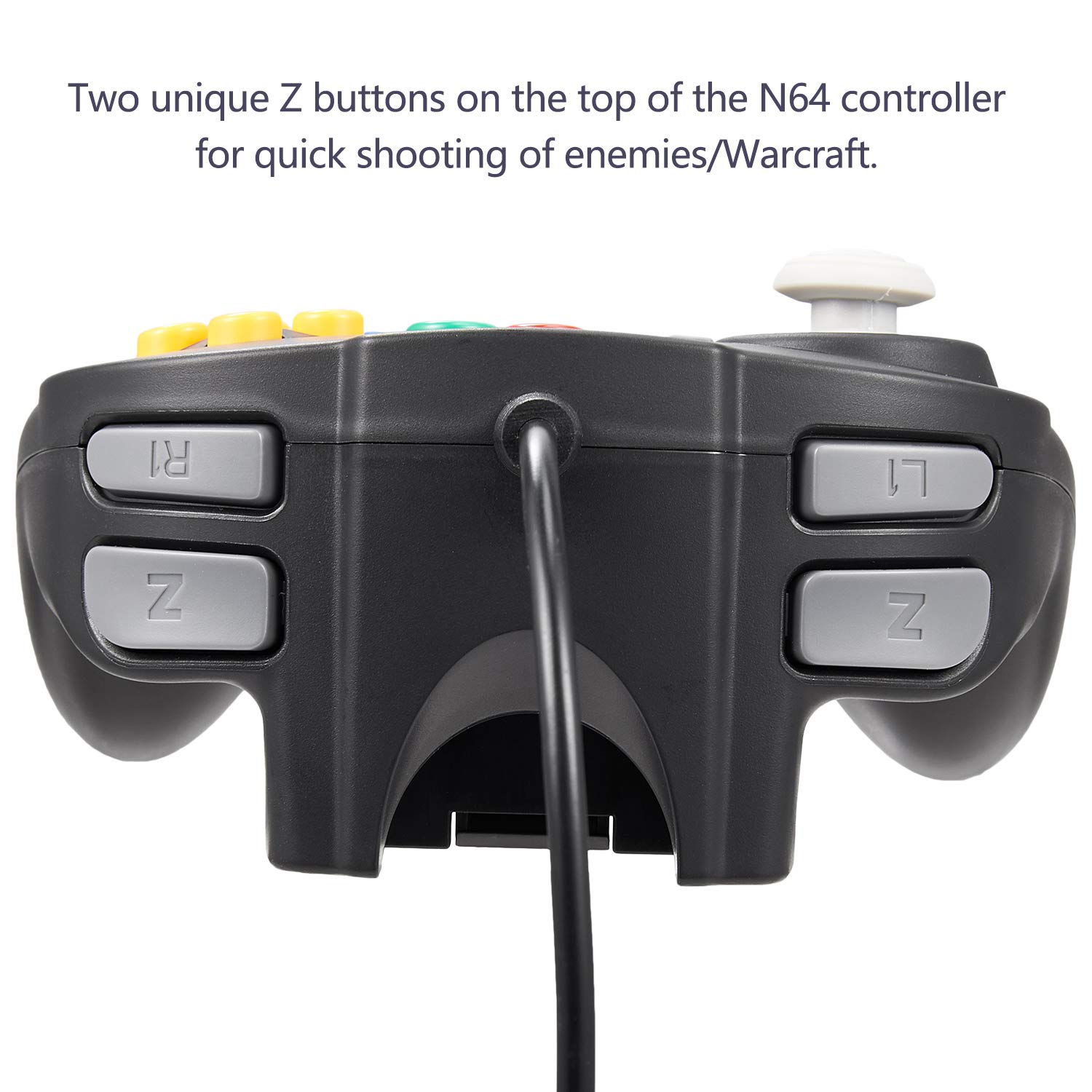 Snapklik.com : KIWITATA N64 Mini Controller, Retro N64 Wired Bit Game ...