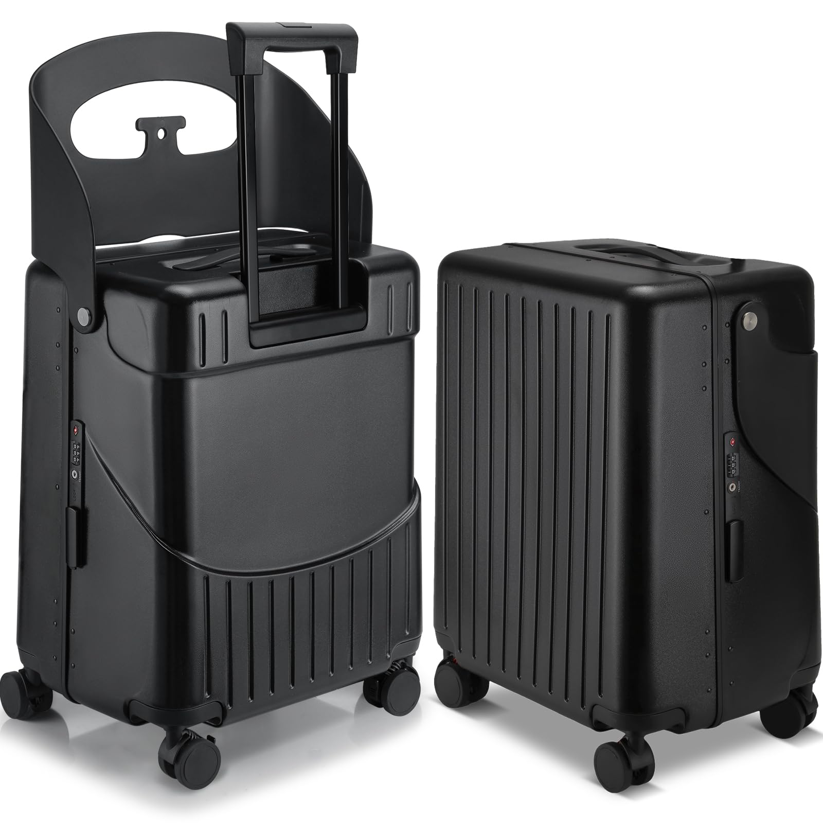 Amazon.com | Bulyoou 20 Inch Ride on Luggage with Seat for Kids ...