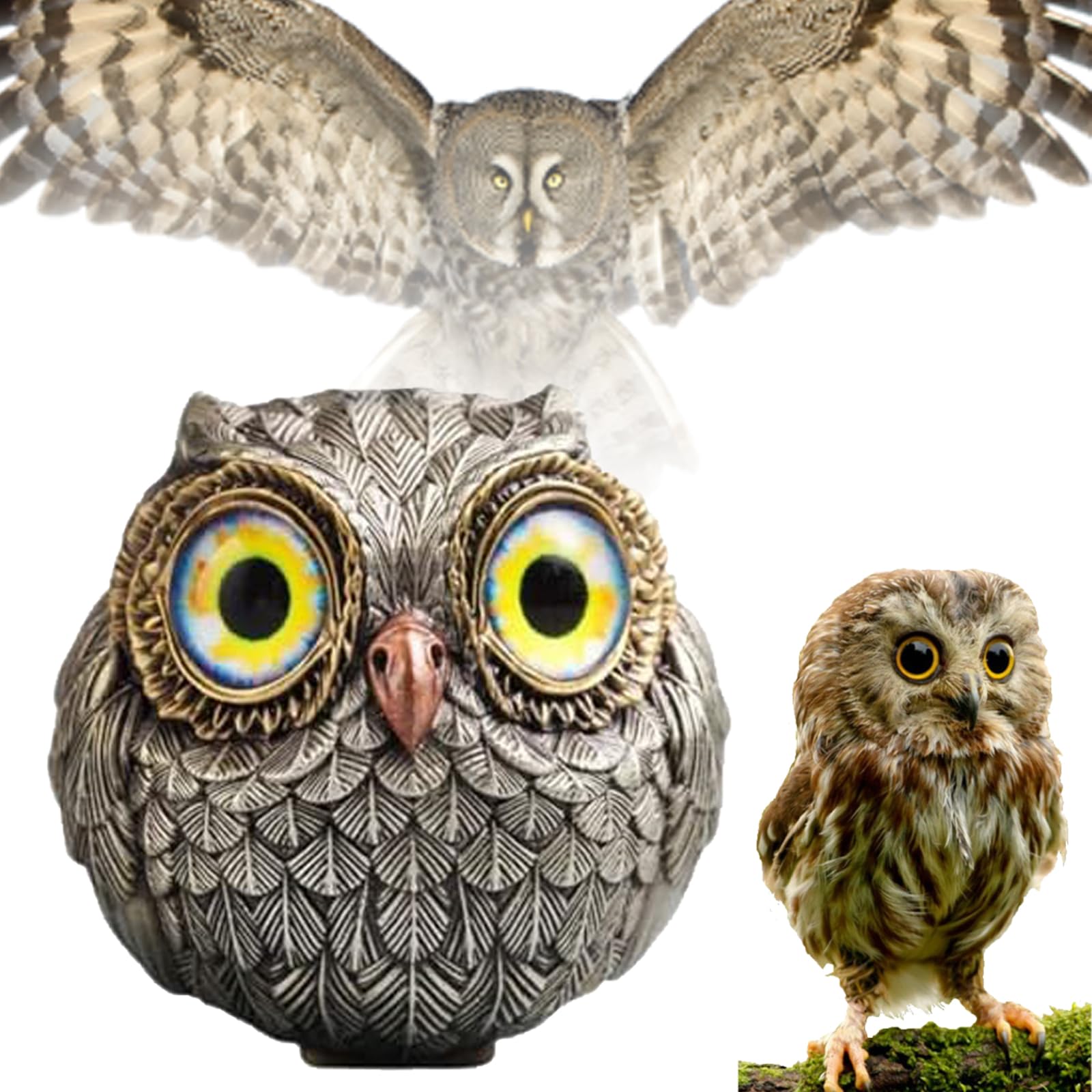 Amazon.com: Sherum Lucky Owl, Vianys Lucky Owl, Individualt Alloy Lucky ...