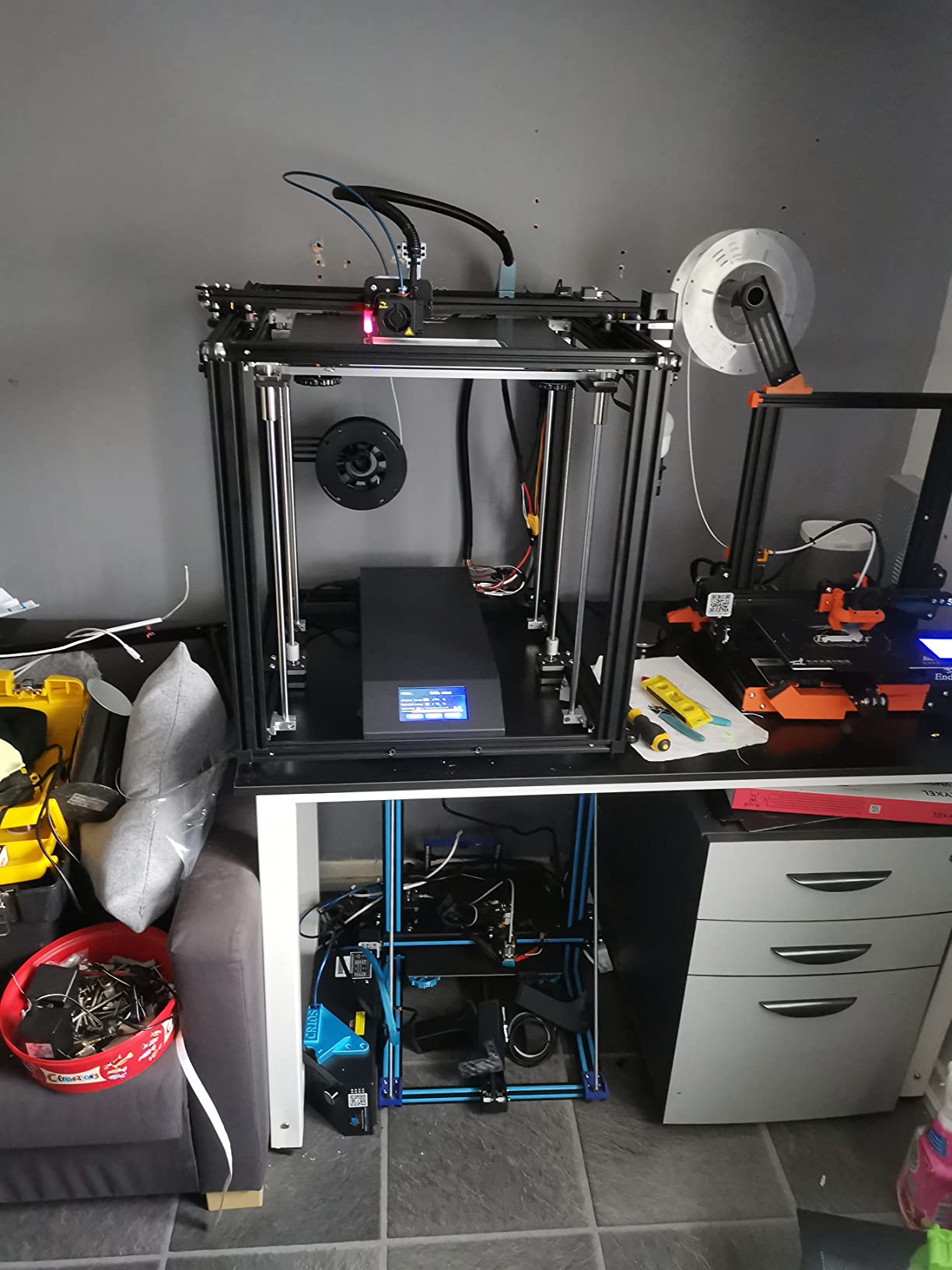 Official Creality Ender 5 Plus 3D Printer with BL Touch, Tempered Glass ...