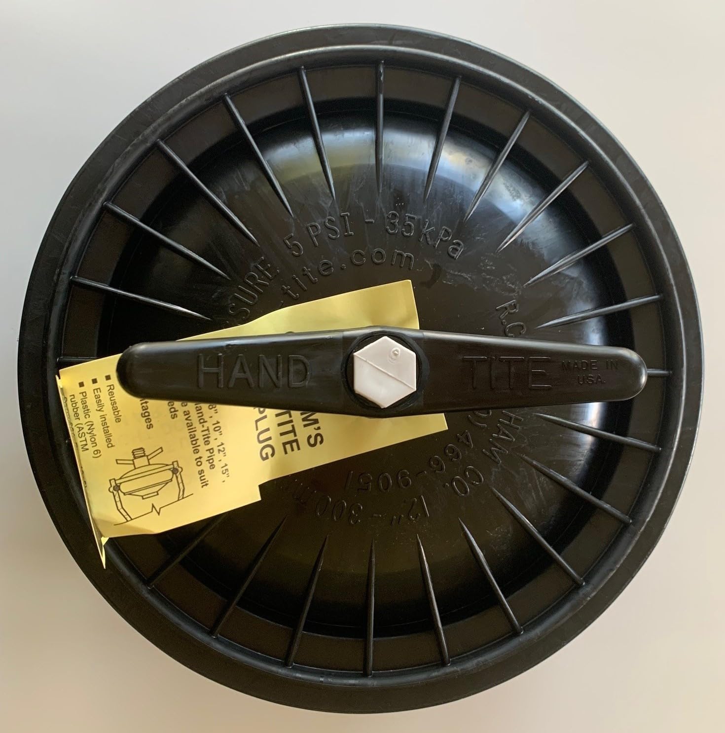 Amazon.com: 12" Hand-Tite Pipe Plug : Industrial & Scientific