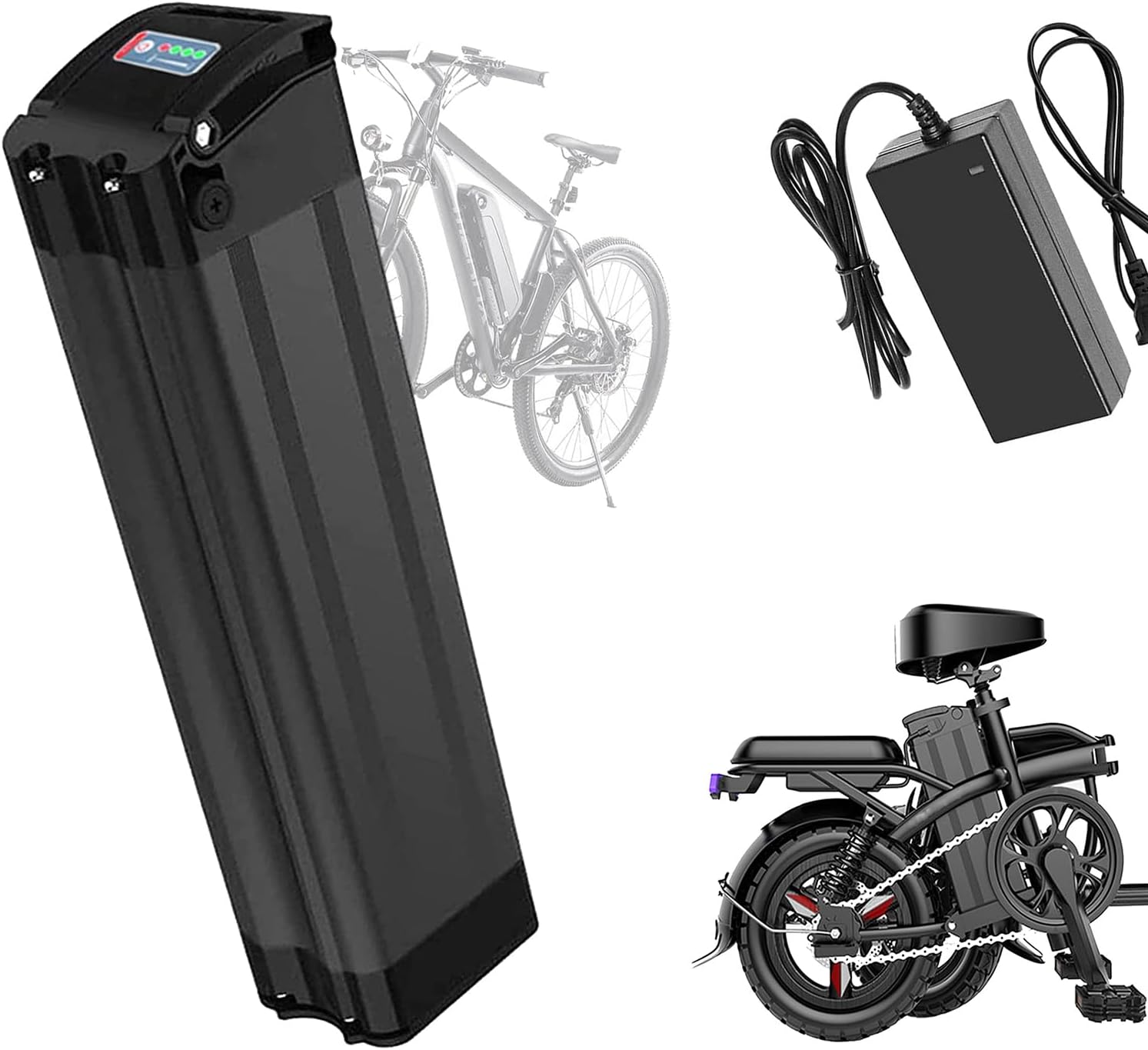 Amazon.com : HJGHY 48V Ebike Battery 48V 10.4Ah 13Ah 15.6Ah 20.8Ah ...