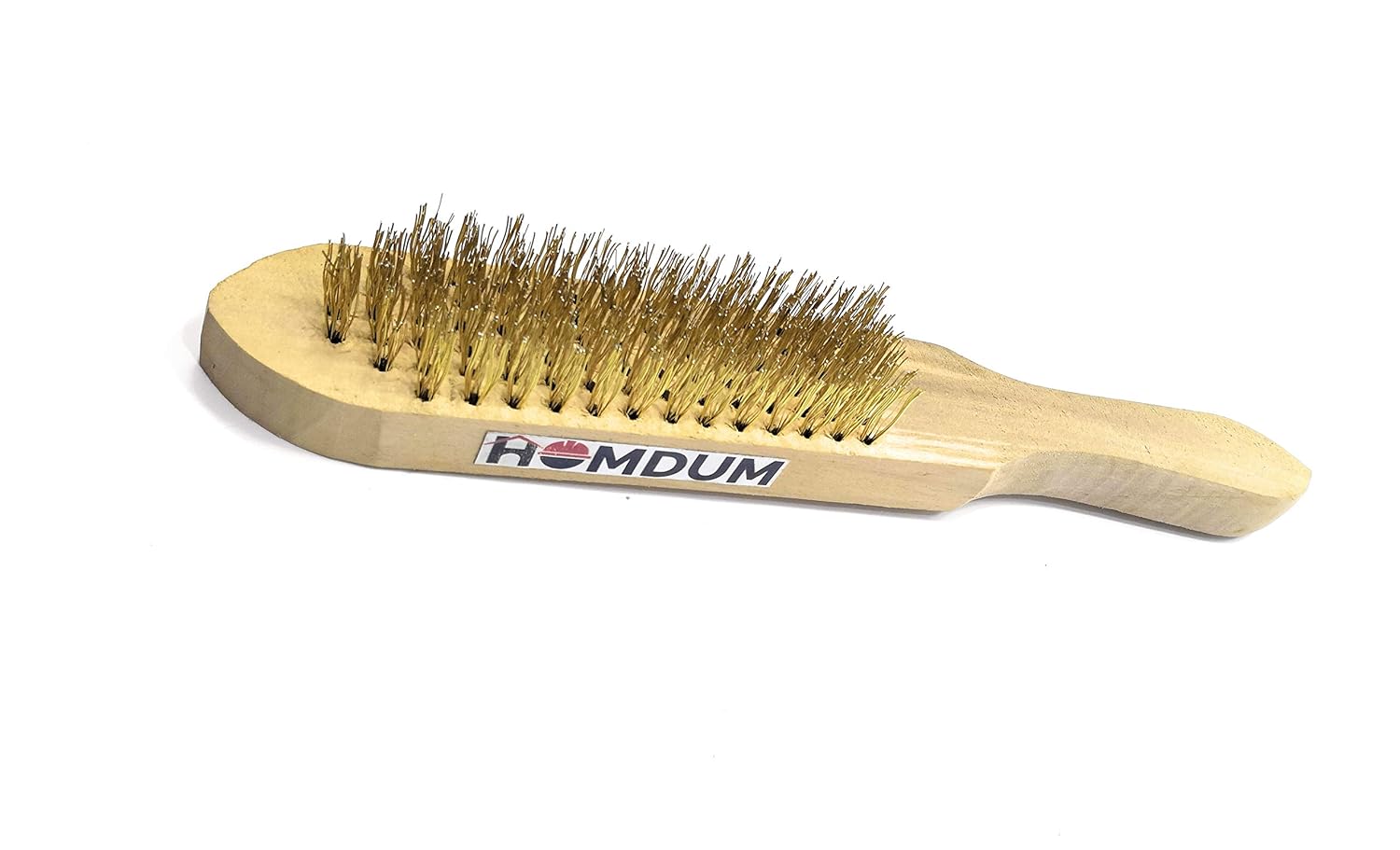 Homdum Hardware 5.5 Length Wood Handle Brass Wire Brush Hand Tool ...