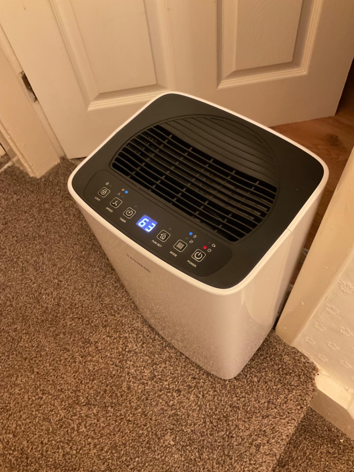 Tanness 12L Dehumidifier, Dehumidifiers For Home with Digital Humidity ...