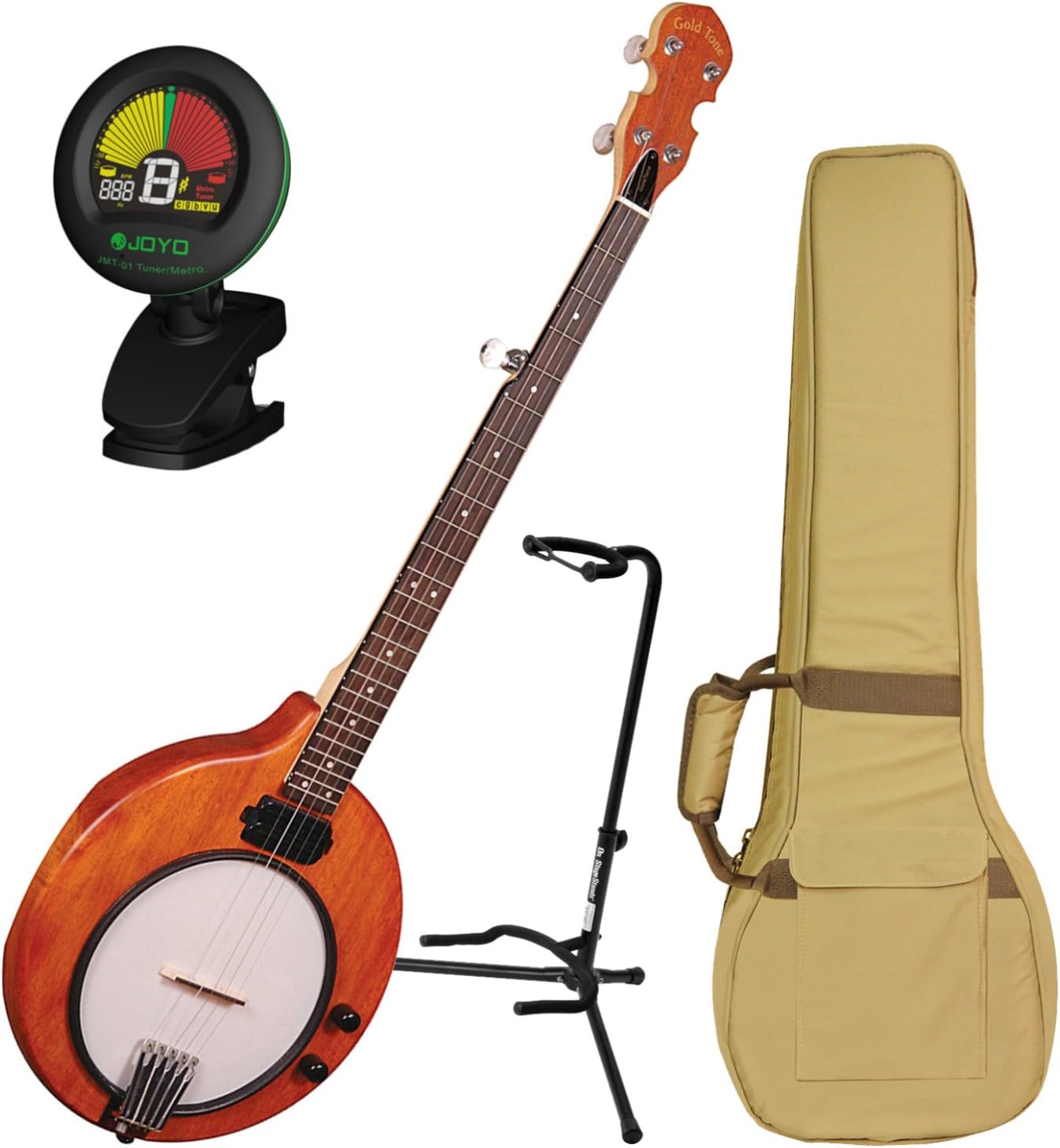 Amazon.com: Gold Tone CC-100R+ Cripple Creek Banjo with Resonator (Five ...