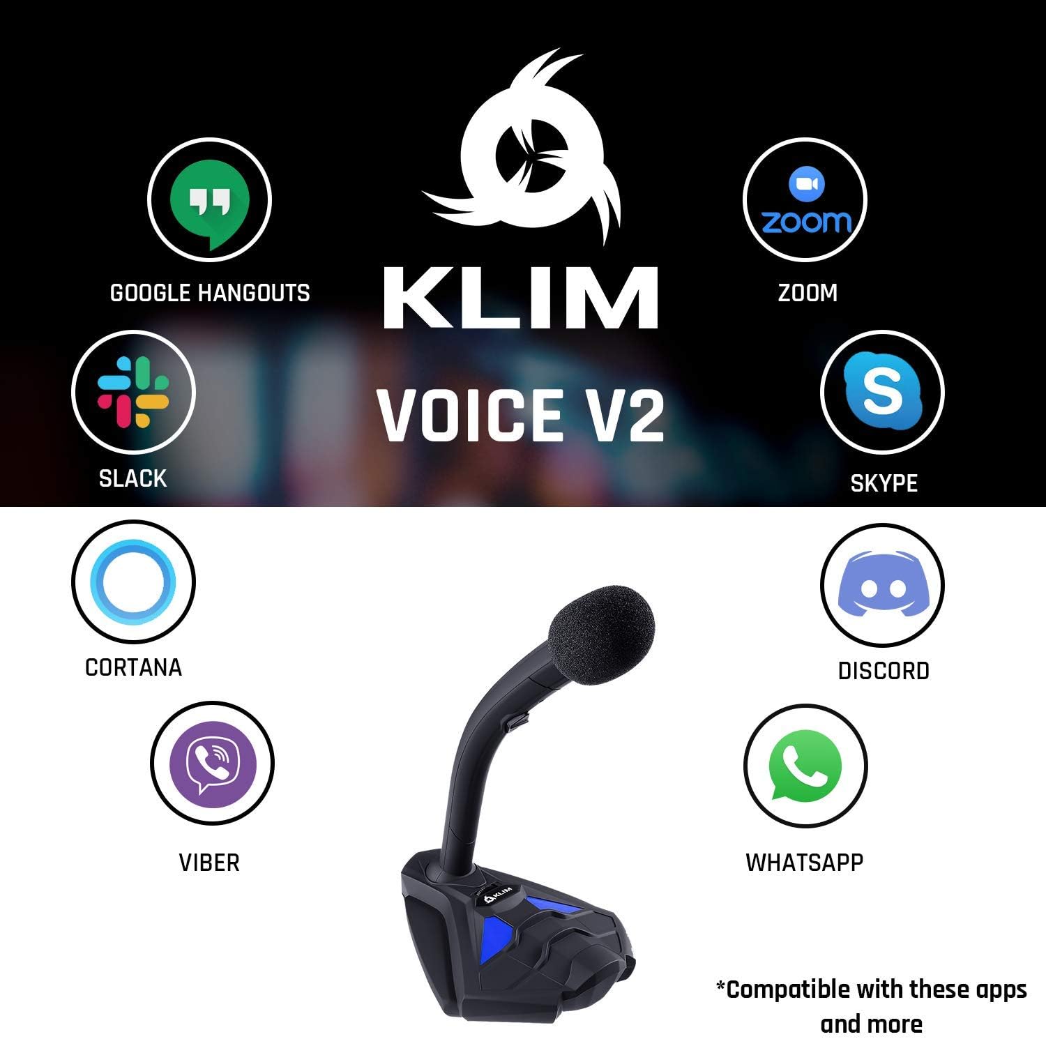 KLIM Voice V2 + Micrófono para juegos USB + Nuevo 2022 + La mejor calidad de sonido + Ideal para ...