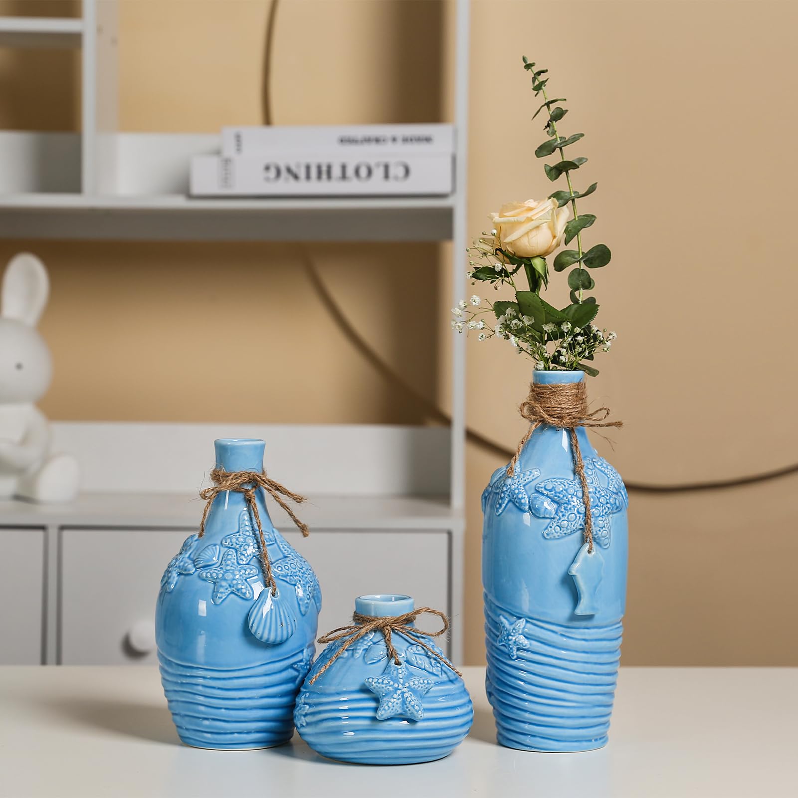 Ocean Theme Decorating Vases 100 Floating White Seashells White Coral