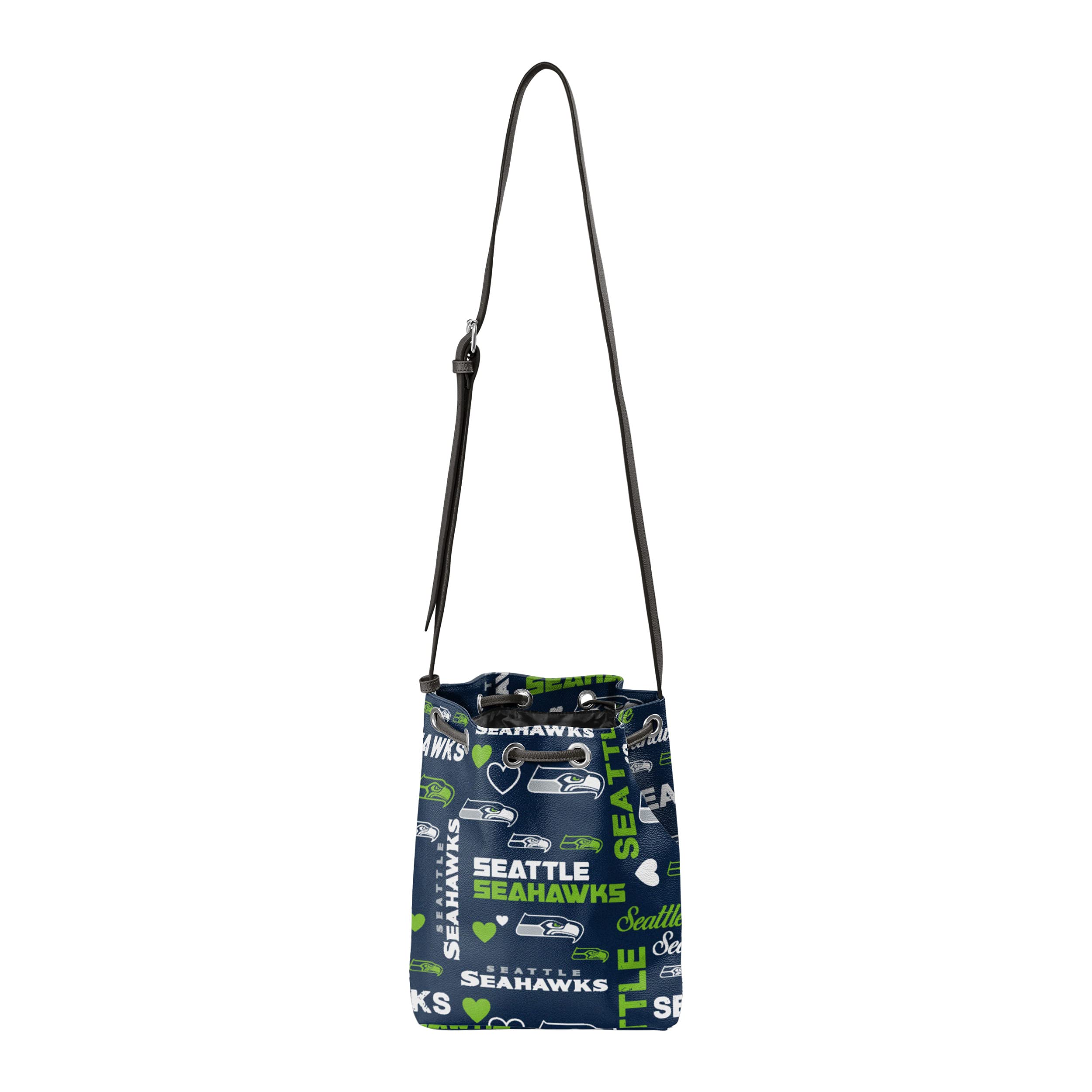 Snapklik.com : Seattle Seahawks NFL Logo Love Cinch Purse