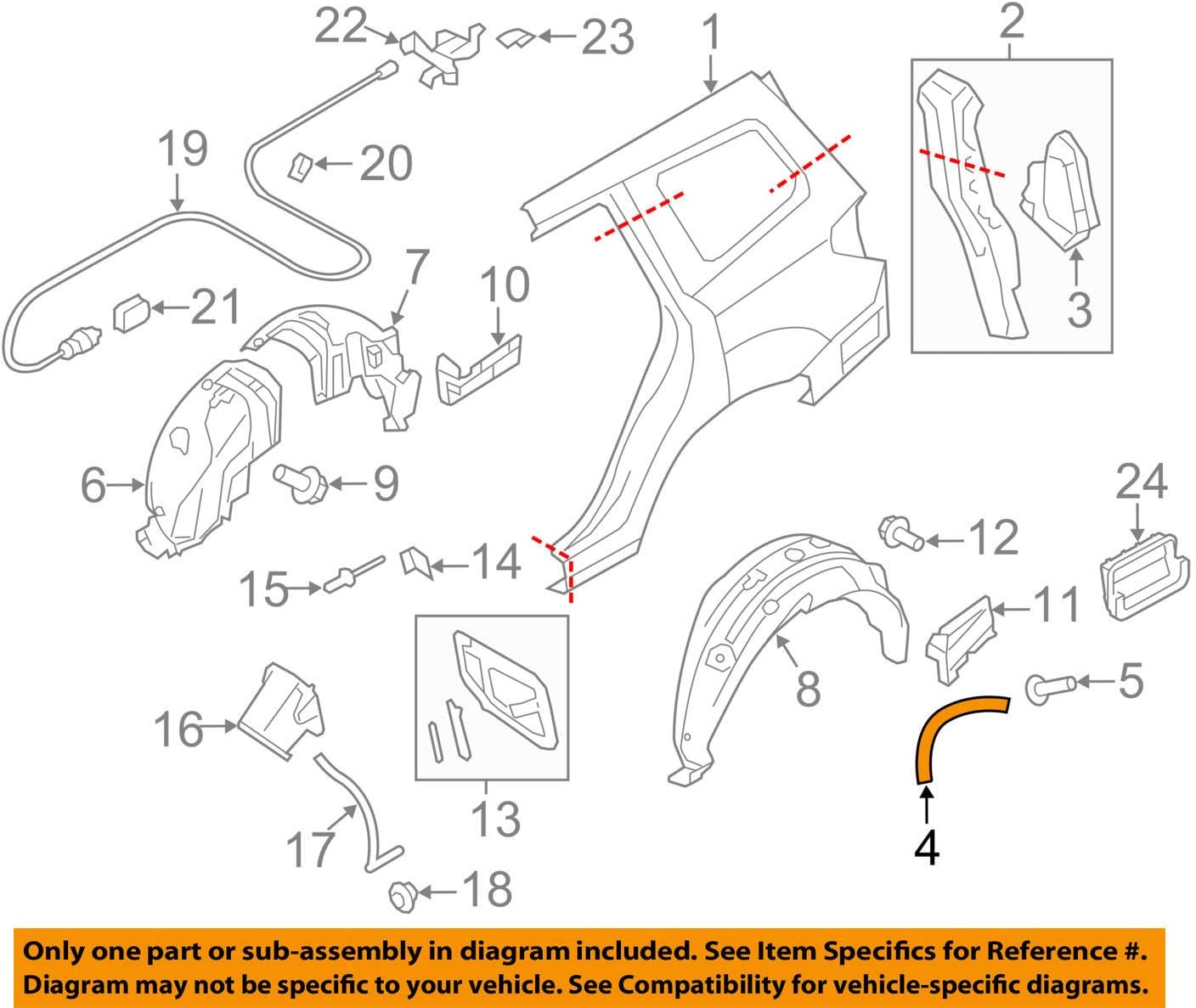 Amazon.com: Subaru 63526SC010 - Weather Strip Body L : Everything Else
