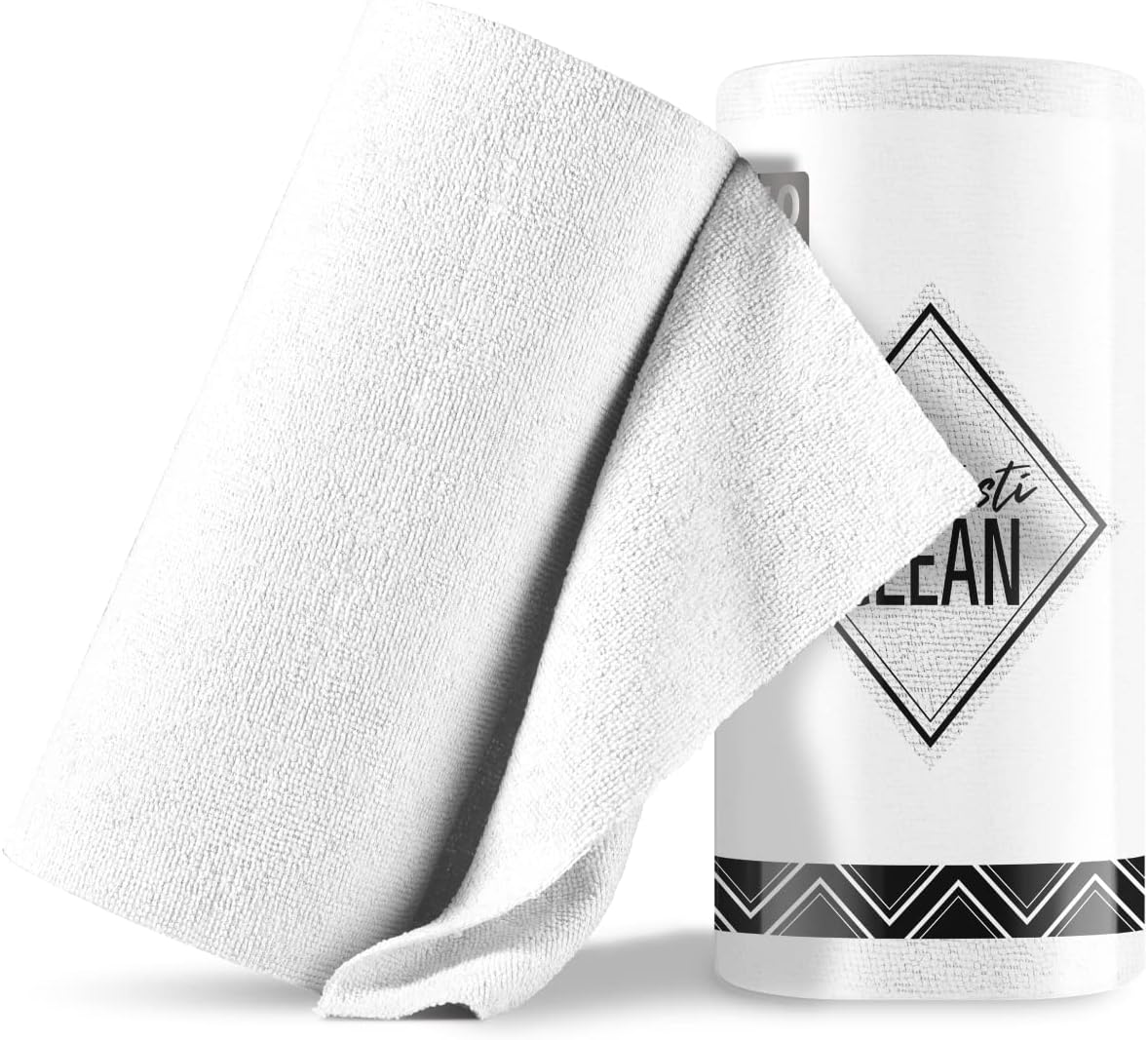 Fantasticlean - Paños de microfibra en rollo, reutilizables, lavables ...