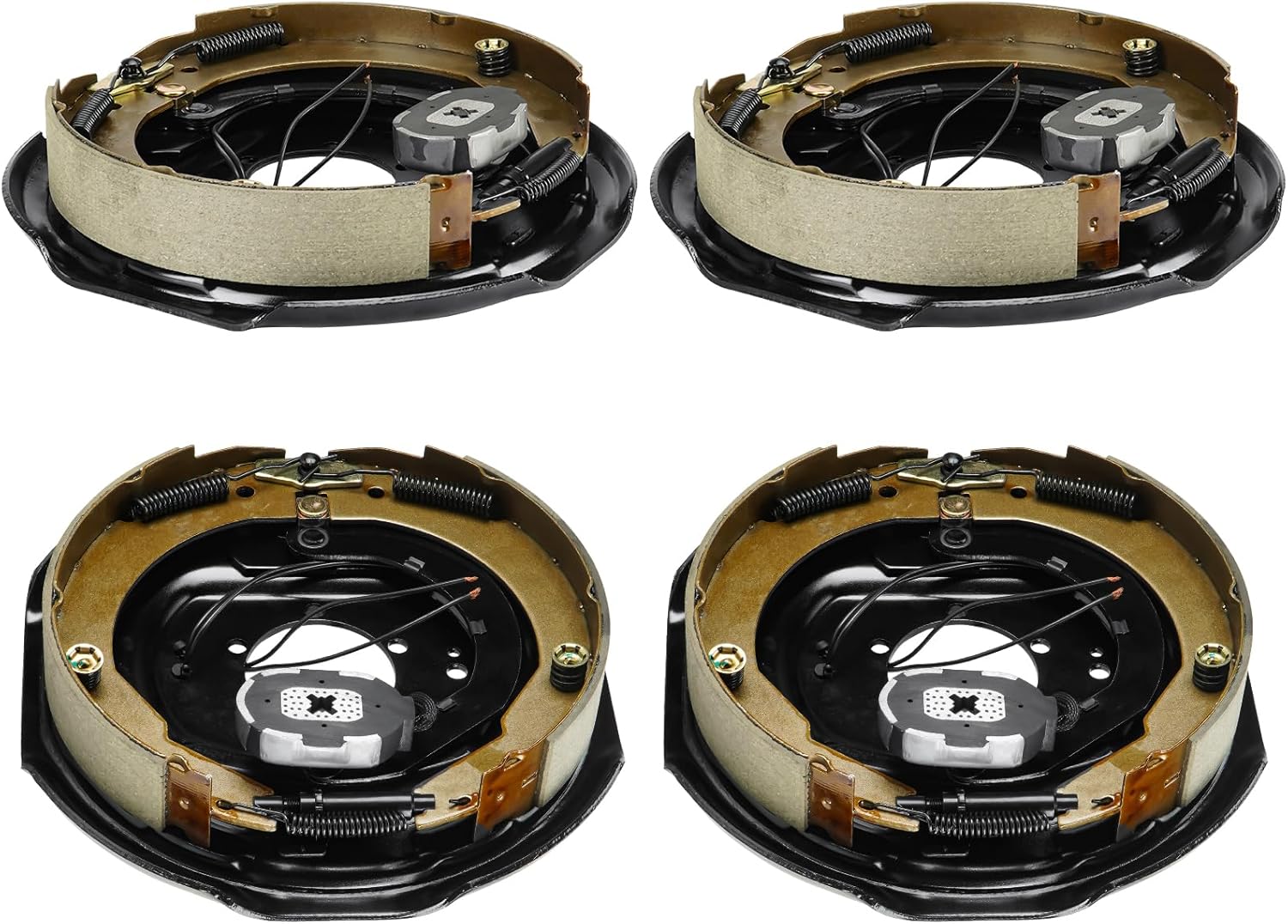 Amazon.com: Youxmoto 12" X 2" Electric Trailer Brake kit (2 Right + 2 ...