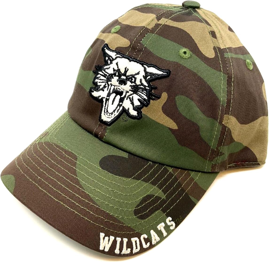 Amazon.com: Solid Woodland Camo Kentucky Wildcats Mascot Logo ...