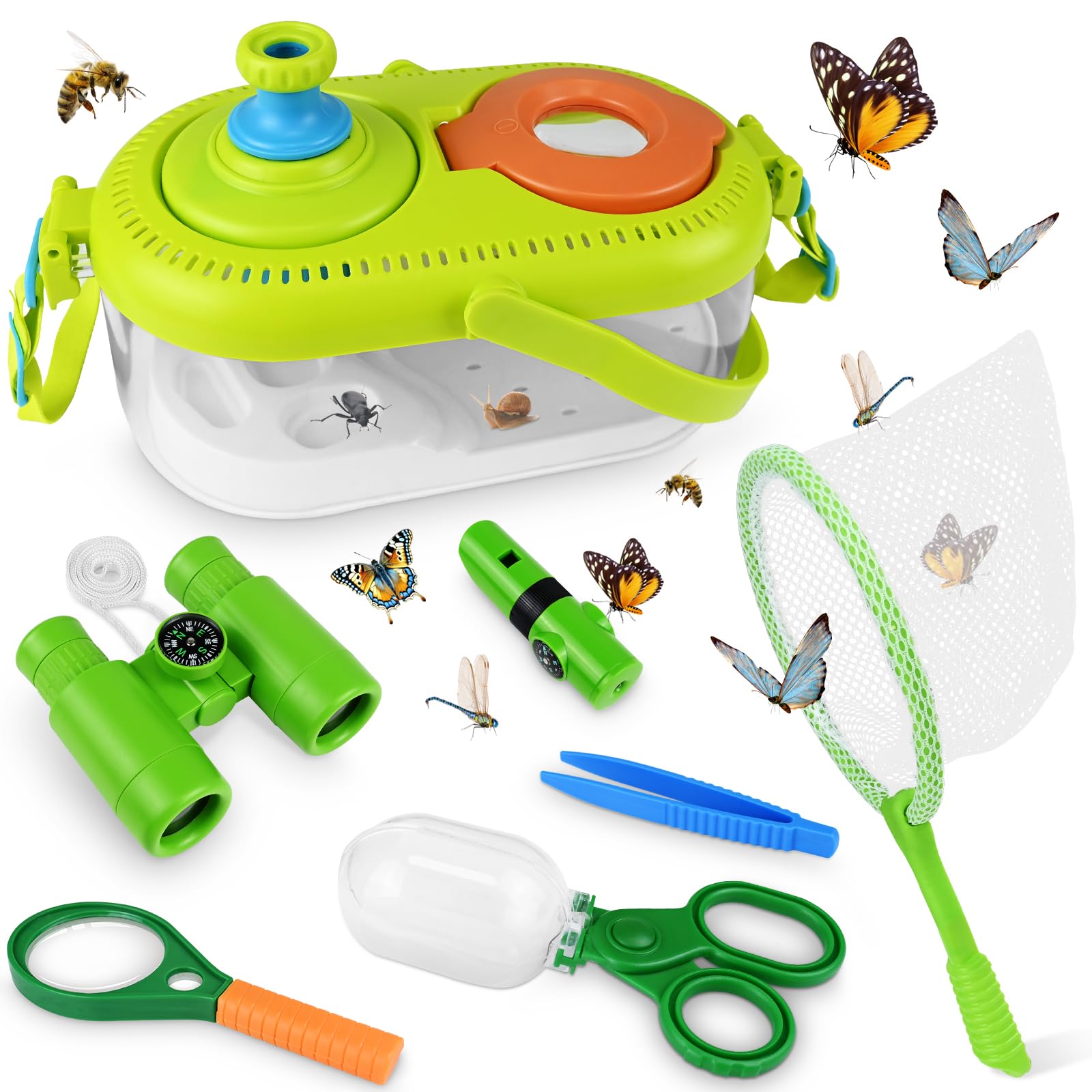 Amazon.com: Bug Catcher Kit for Kids, Kids Outdoor Explorer Kit ...