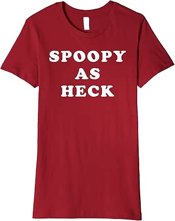 Amazon.com: Spoopy As Heck Funny Spooky Halloween Meme T-Shirt ...