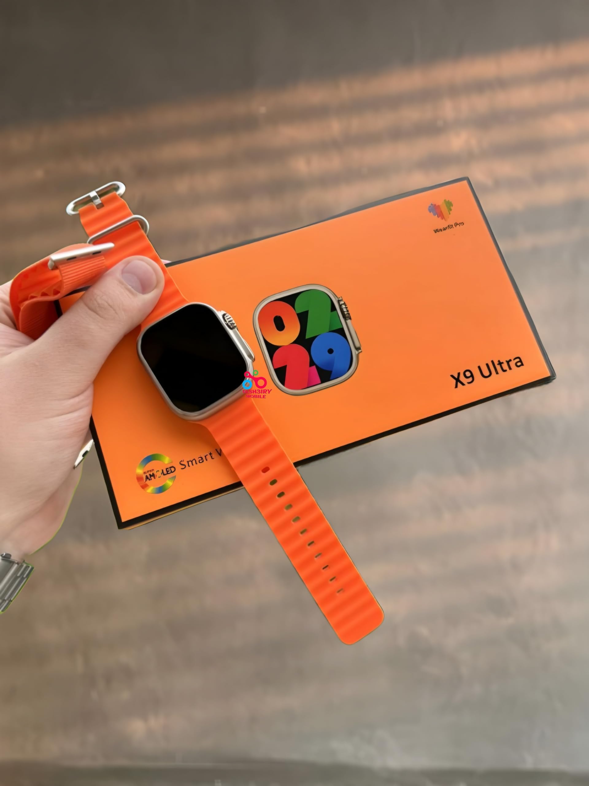 ساعة ذكية X9 الترا سمارت بشاشة سوبر اموليد 2.02 بوصة متوافقة مع تطبيق ويرفيت برو لنظامي iOS ...