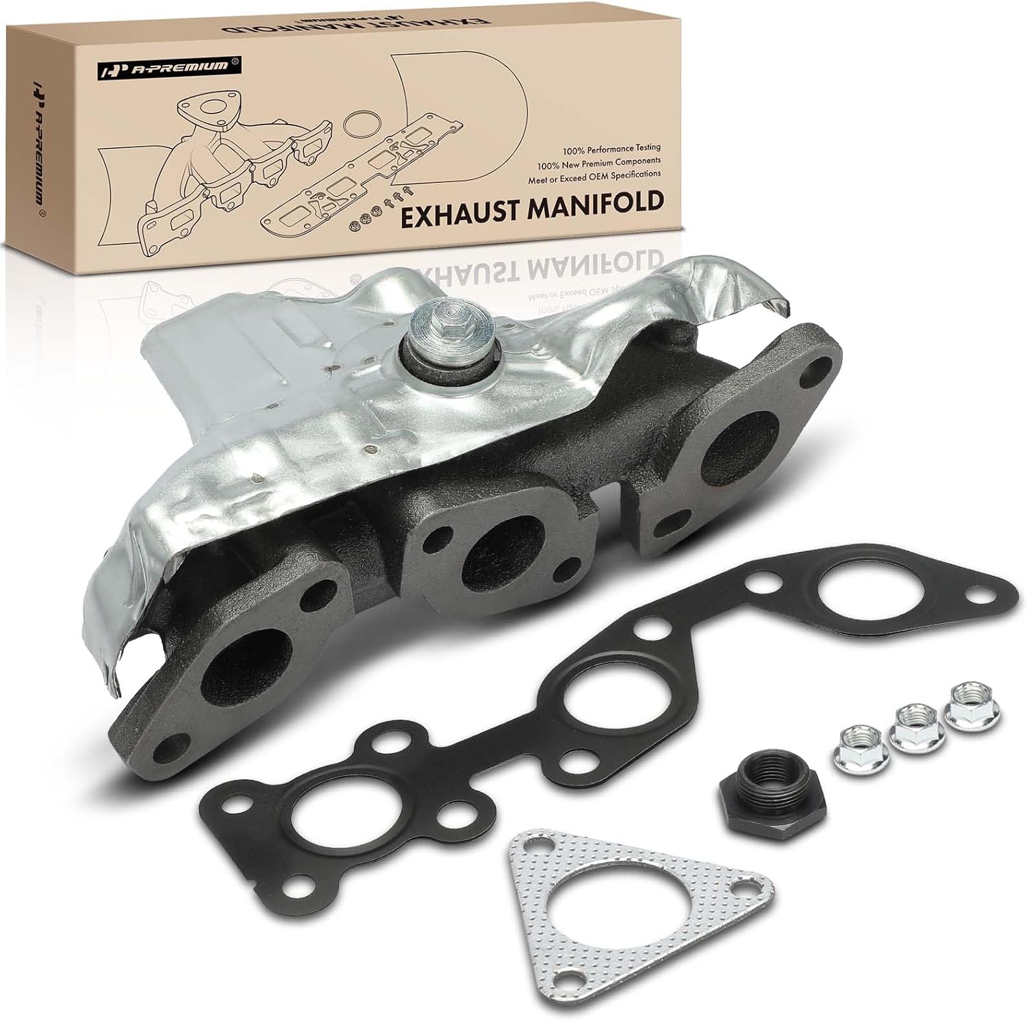 Amazon.com: A-Premium Left Side Engine Exhaust Manifold Kit W/Gaskets ...