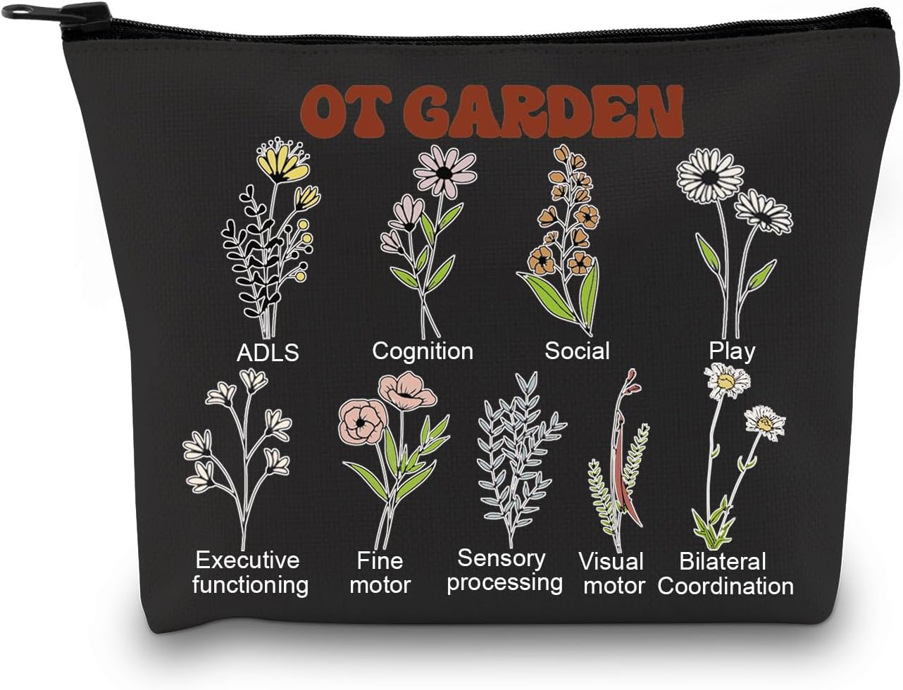 Amazon.com: OT Garden Zipper Pouch OT Gift Occupational Therapy Gift OT ...