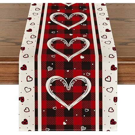 Amazon.com: Jiudungs Linen Black and White Buffalo Check Plaid ...