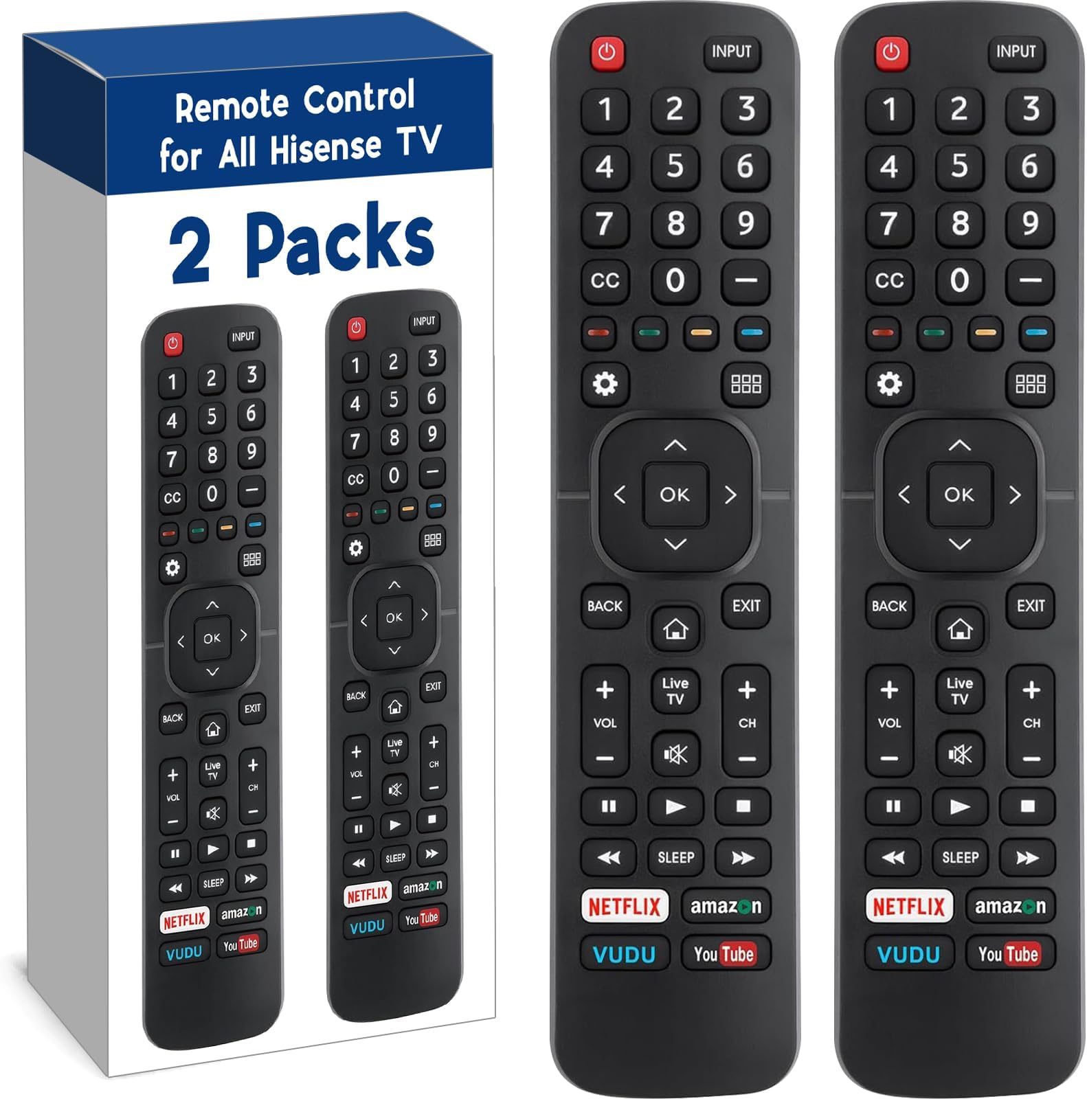 Amazon.com: Original Hisense EN-KA92 LCD TV Remote Control Supplied ...