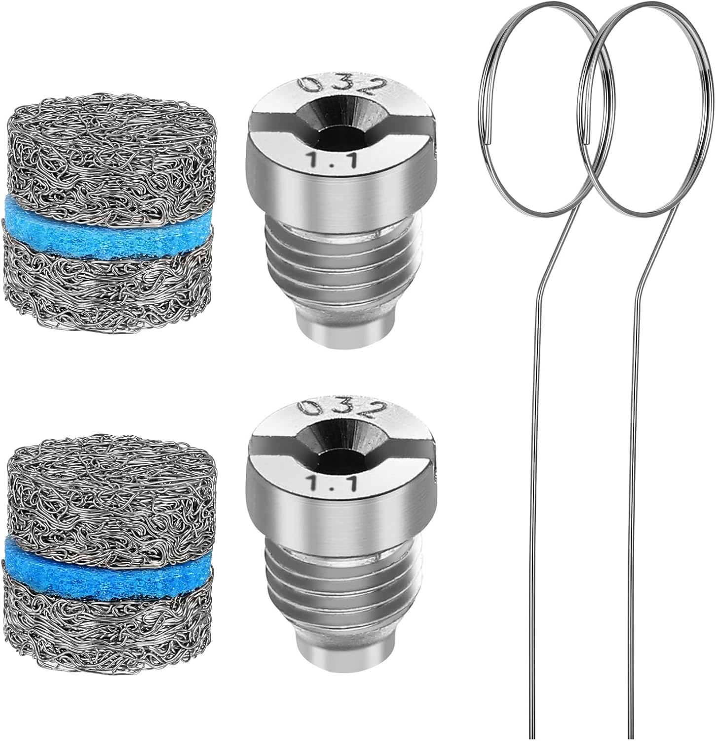 Amazon.com: 1.1 mm Orifice Foam Cannon Nozzle and Foam Maker Meshes Kit ...