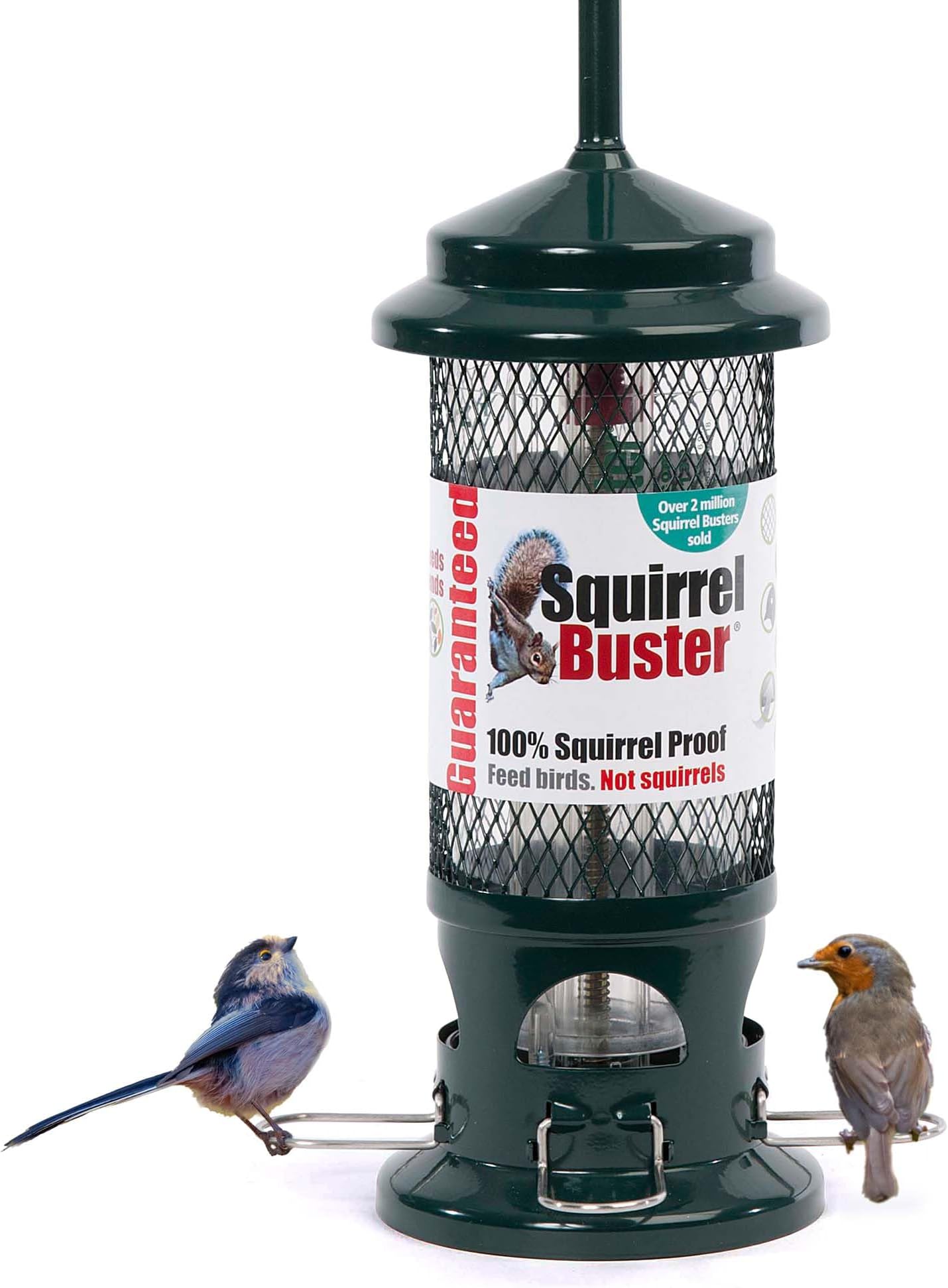 Squirrel Proof Wild Bird Feeder - Roamwild PestOff (MEGA 4L Mixed Seed ...