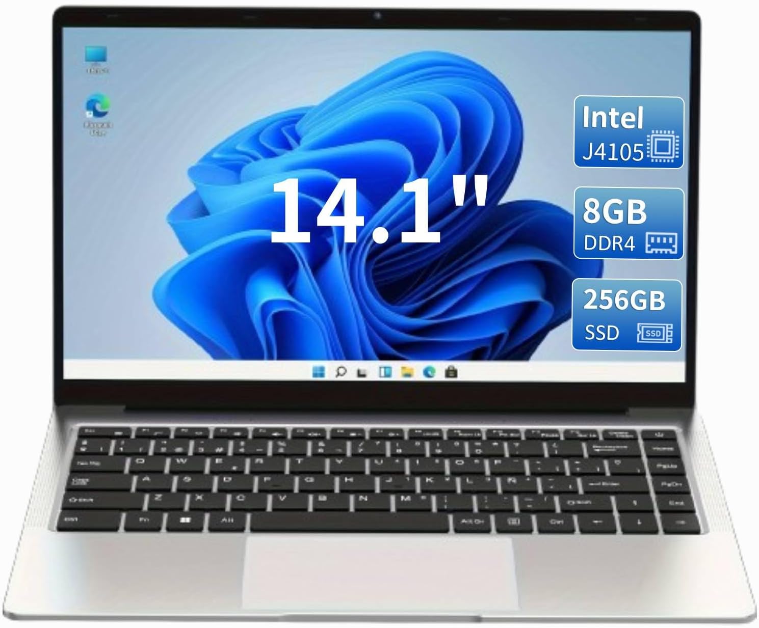 Amazon.com: KurieTim Laptop Computer 8GB DDR4 256GB SSD Quad-Core Intel ...