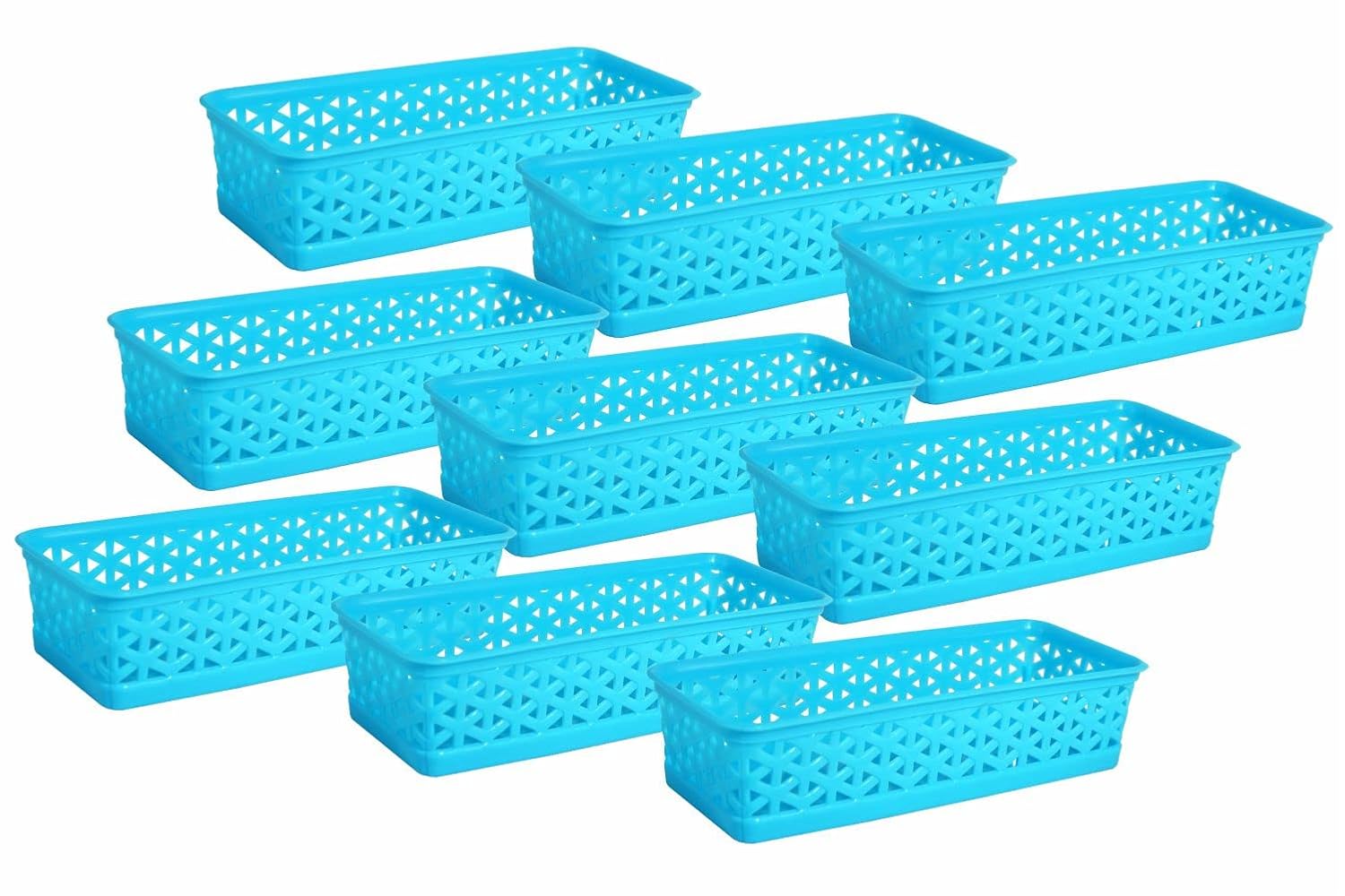 MORVI Plastic Prime Alexa 9 Multipurpose Tokri for Drawer Dividers ...