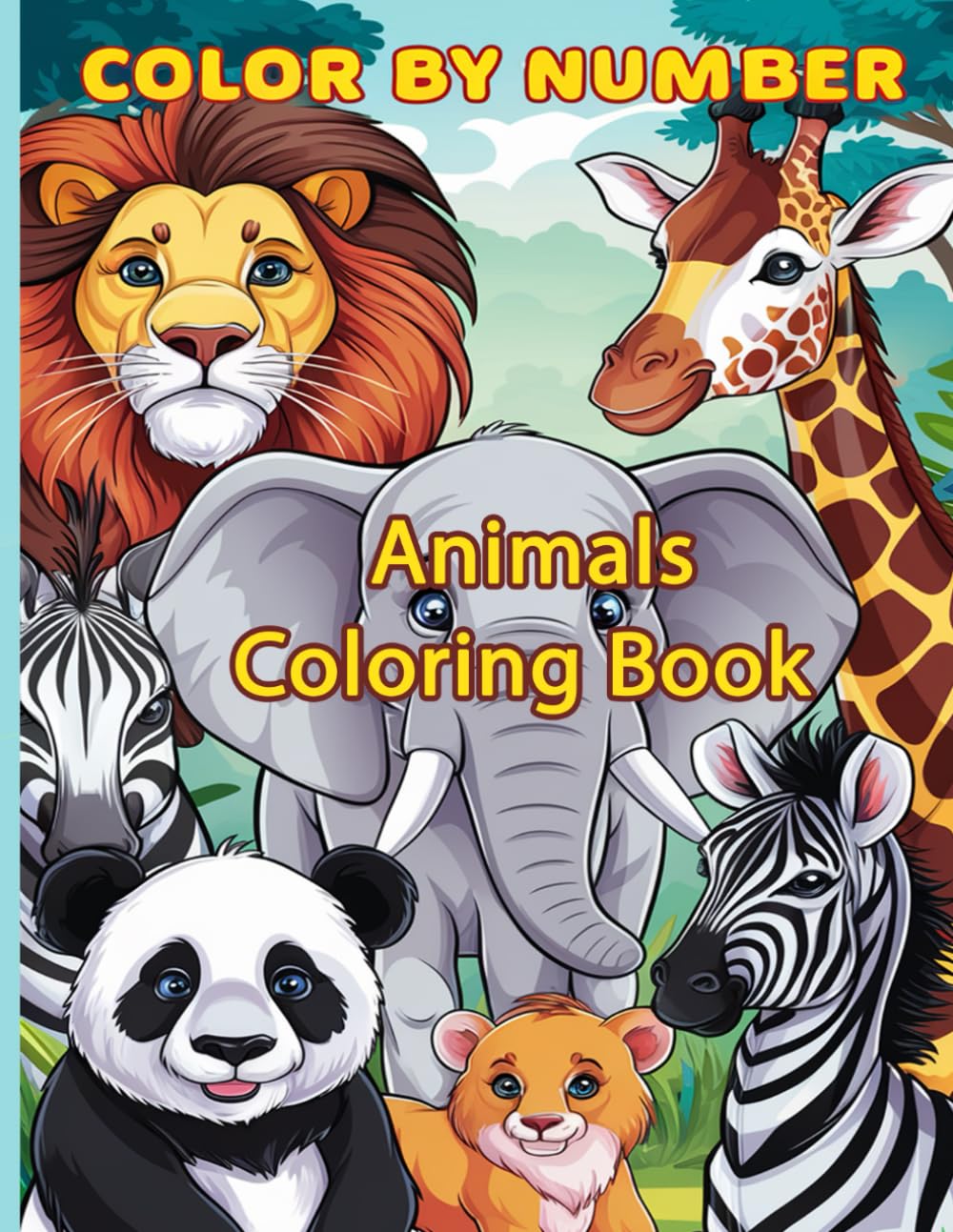 Amazon.com: Color by Number Animals Coloring Book: Dive into the ...