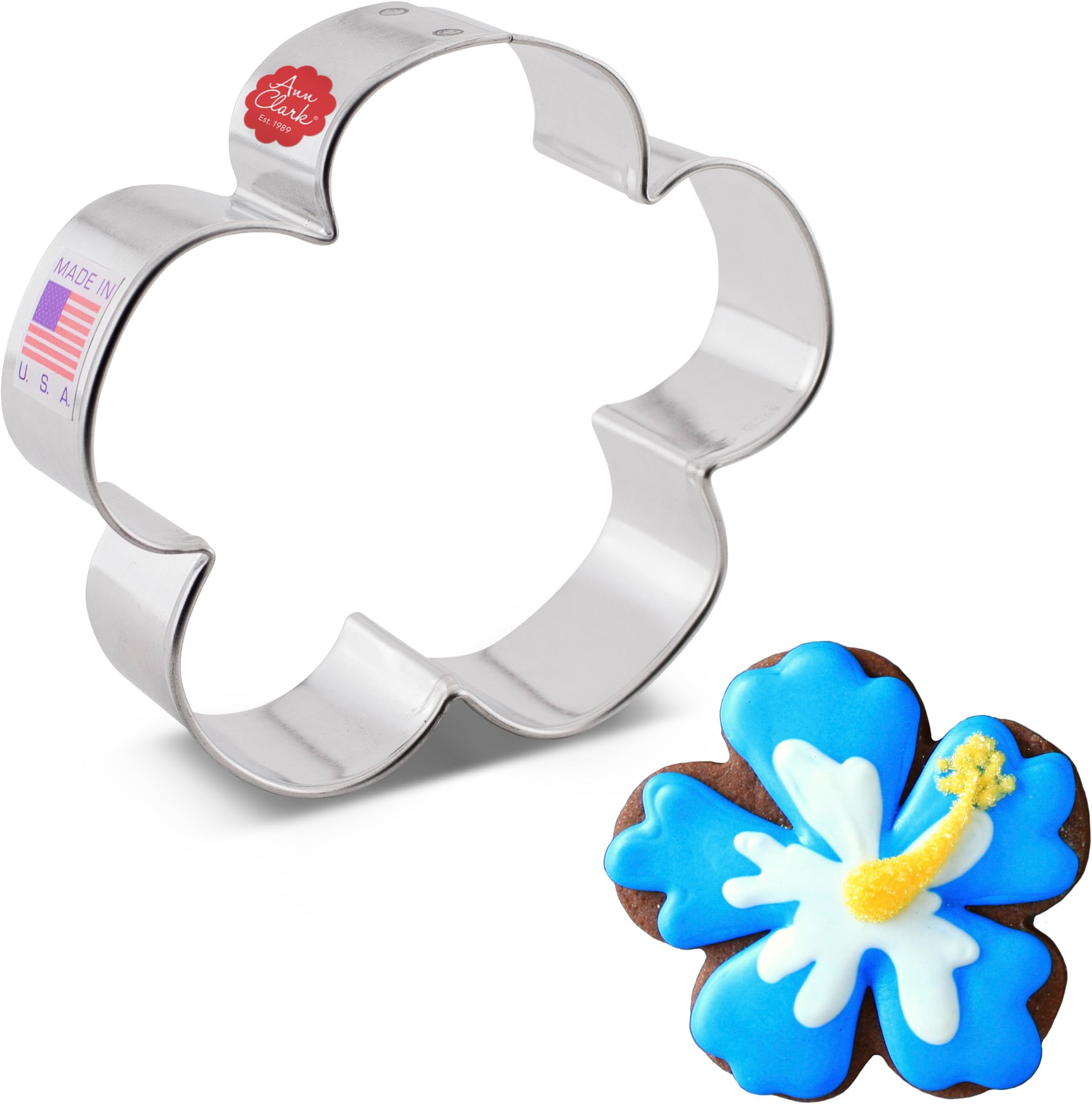 Amazon.com: Tropical Flower Cookie Cutter-3.5 inch-Summer Biscui Cookie ...