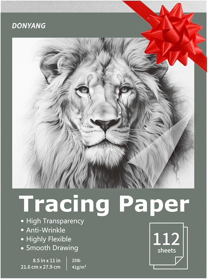 Amazon.com: Tracing Paper 8.5" x 11", 112 Sheets Transparent Vellum ...