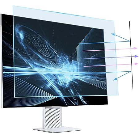 Blue Light Blocking Screen Protector Panel for 26, 27 inch Diagonal LED ...