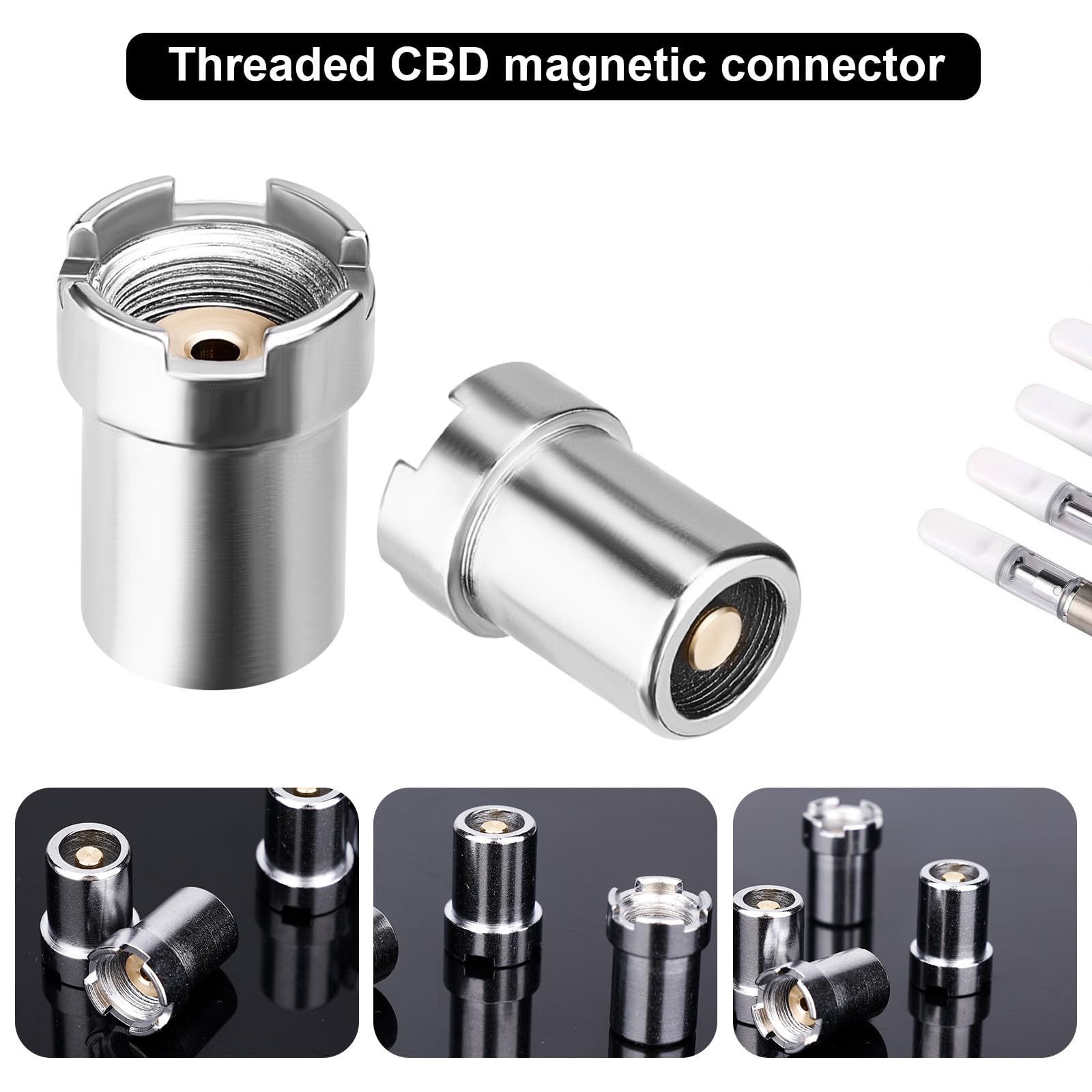 510 Connector Magnetic Airis Mystica 510 Connector Ring 1.0mL Magnetic