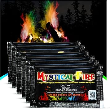Amazon.com : Mystical Fire Color Changing Packets Fire Pits Campfire ...