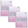 Pukka Pad Irlen A4 Project Book 3-Pack – 200 Pages, 100 Sheets of 80GSM ...