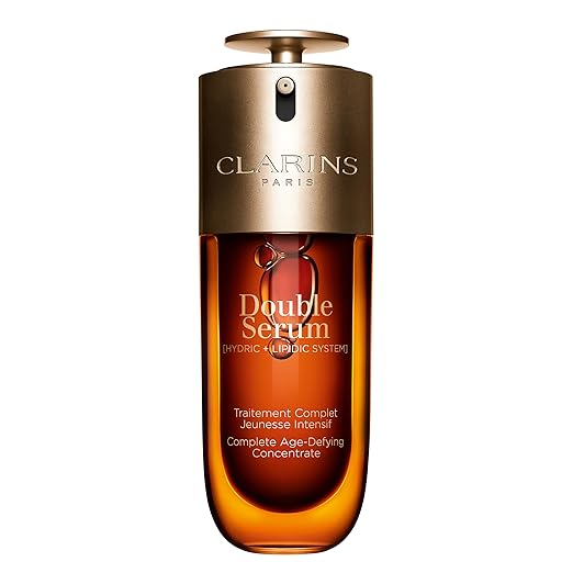 Amazon.com: Clarins DOUBLE SERUM | Anti Aging Face Serum | Visibly ...