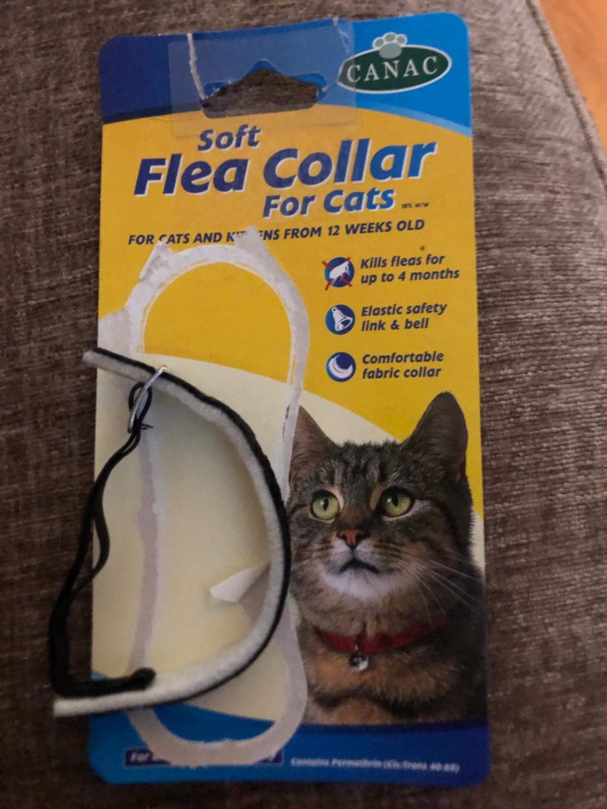 Canac Cat Flea Collar (Black) : Amazon.co.uk: Pet Supplies