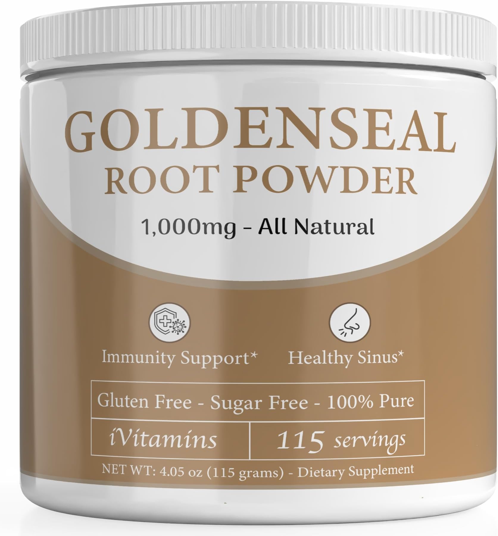 Amazon.com: CurEase Goldenseal Root Powder 4.2 oz / 240 Servings ...