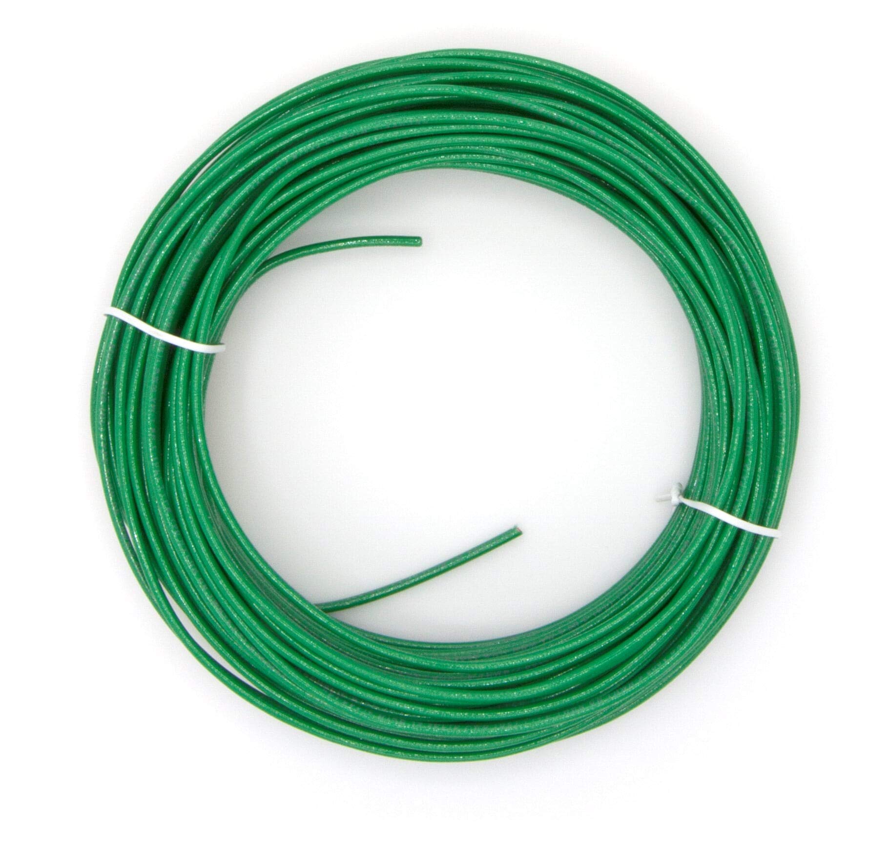 Buy Green THHN Wire - 10 AWG - 10 Feet - Solid Copper Grounding Wire ...
