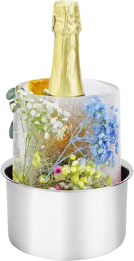 Amazon.com: Ice Mold Wine Bottle Chiller,DIY Ice Bucket for Champagne ...