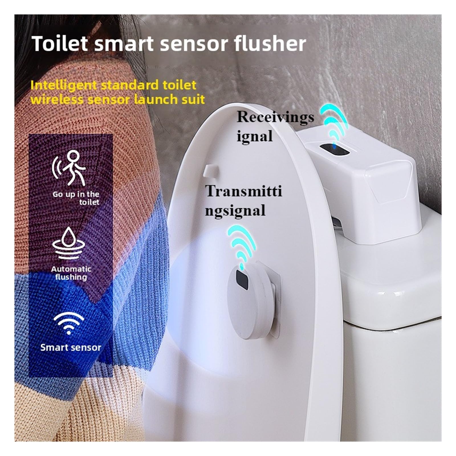 Snapklik.com : Manual Urinal Flushometer Household Smart Infrared ...