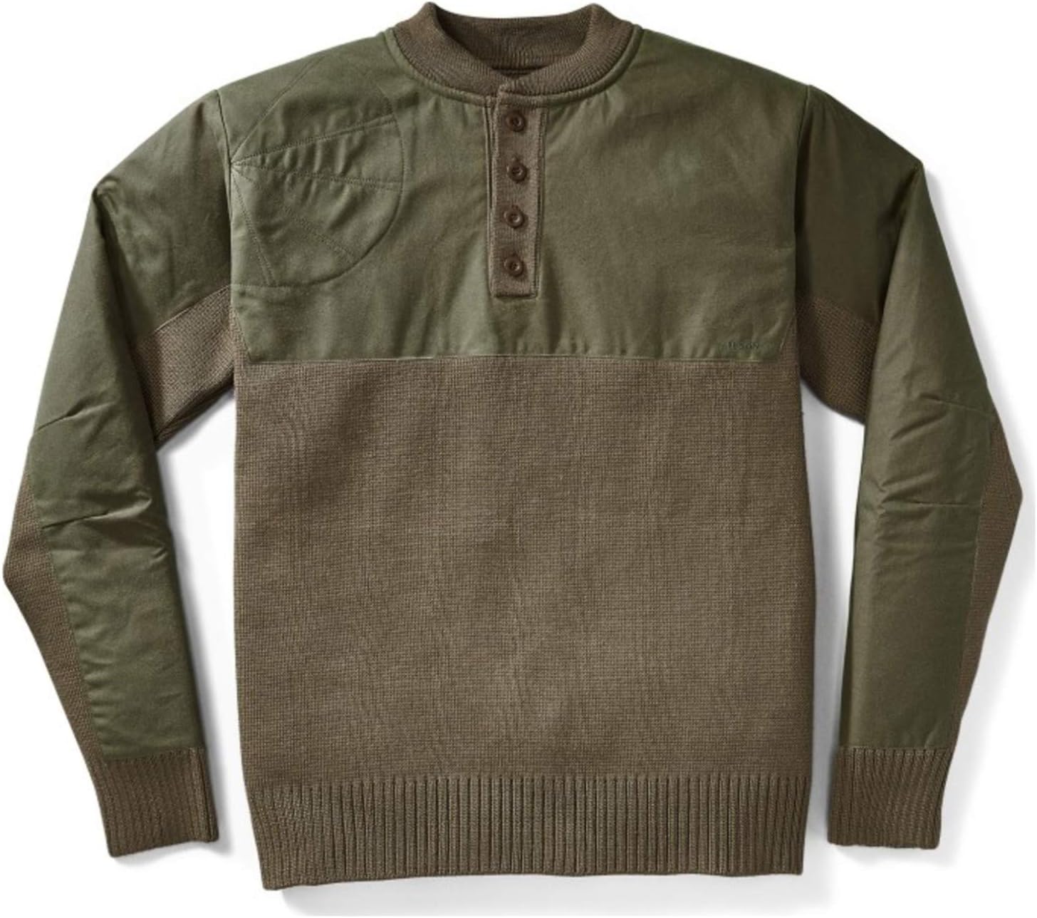Filson Men's Henley Guide Sweater - Peat Green - 2XL at Amazon Men’s ...