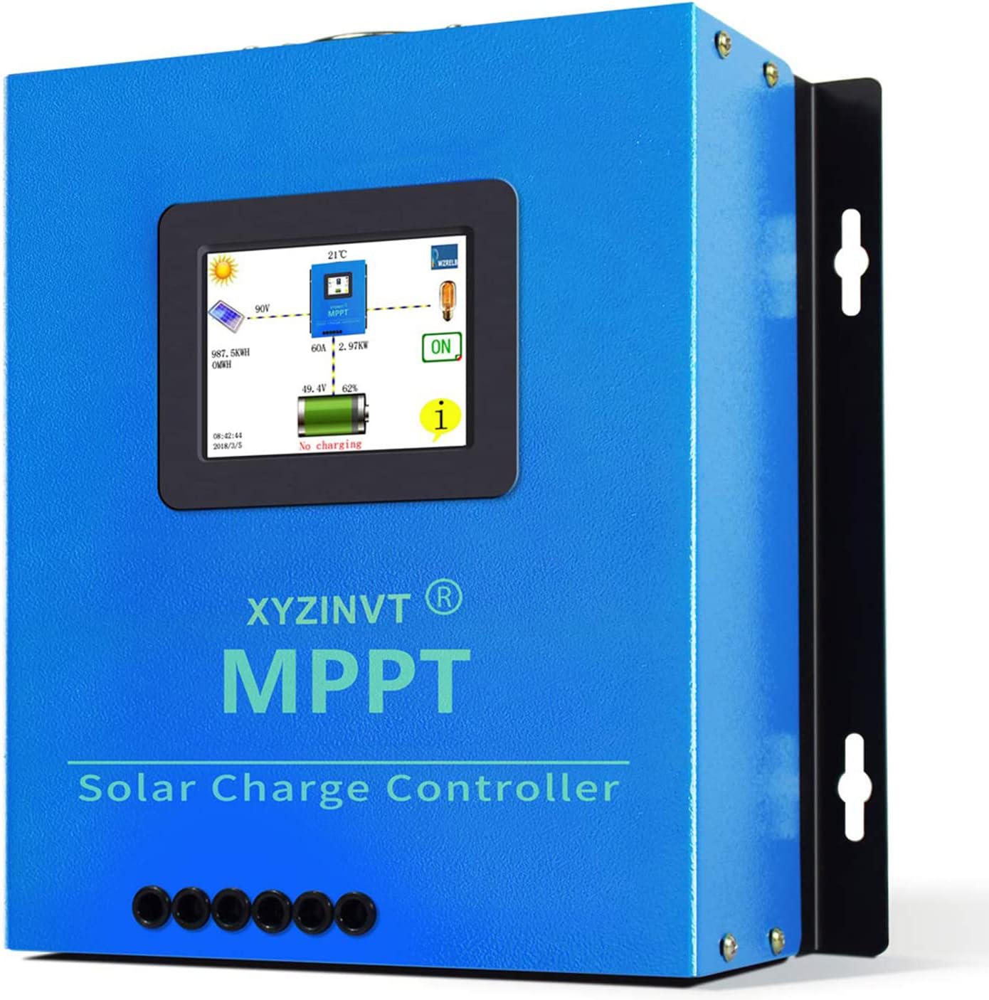 XYZ INVT MPPT Solar Charge Controller 40A Max 170V Input Volt PV Solar ...