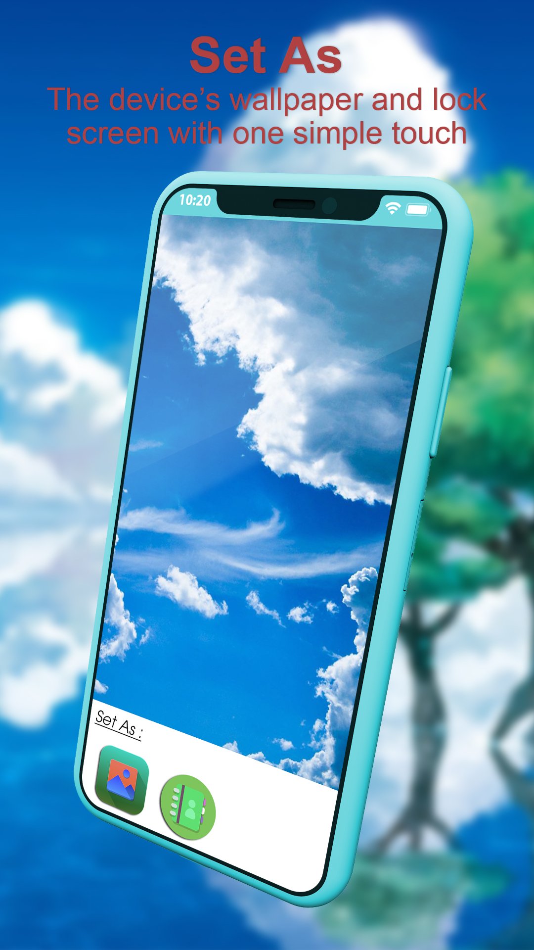 Lively Blue Sky Wallpaper 4K - App on Amazon Appstore