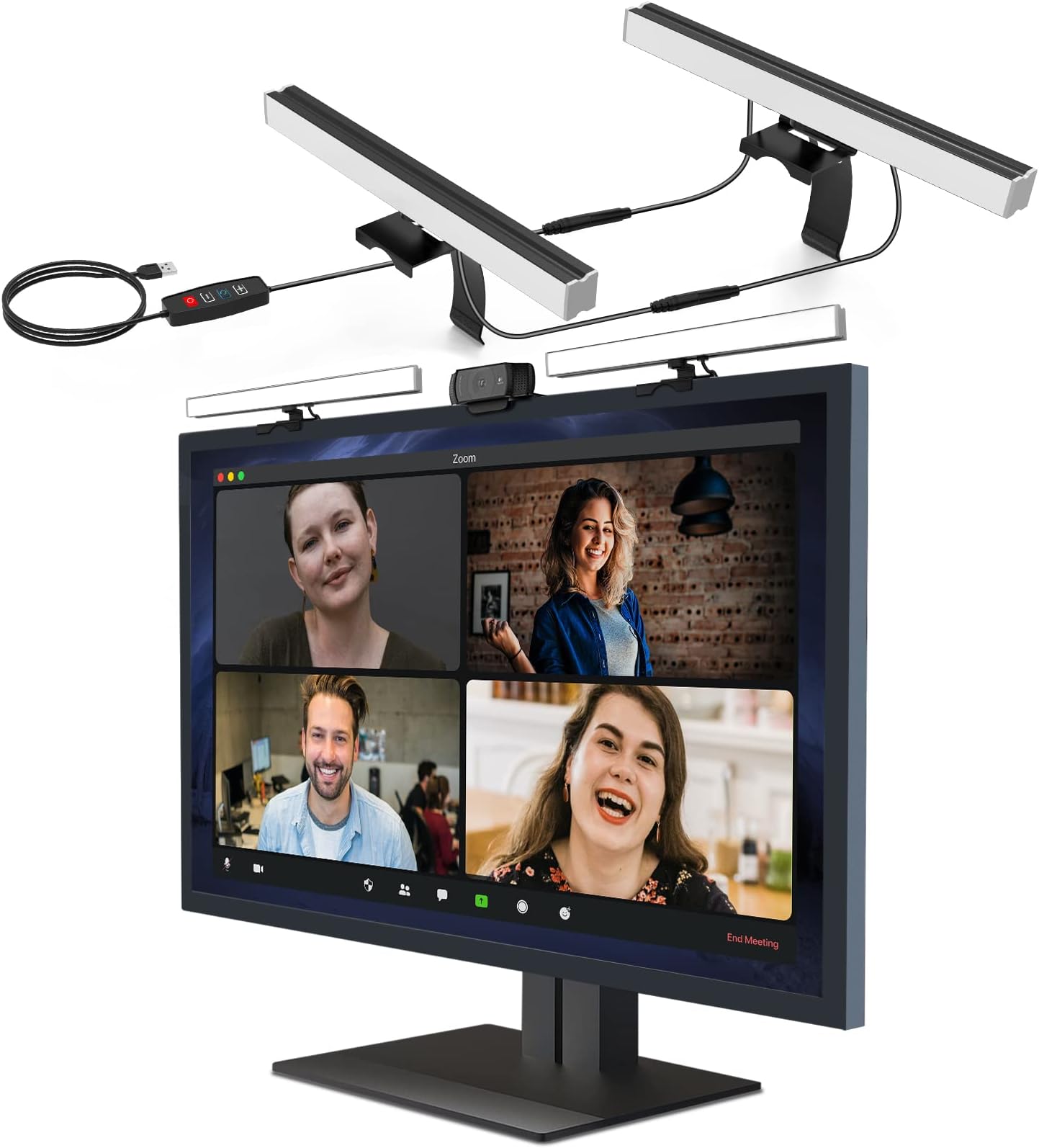 Amazon.com : HumanCentric Video Conference Lighting - Webcam Light for ...