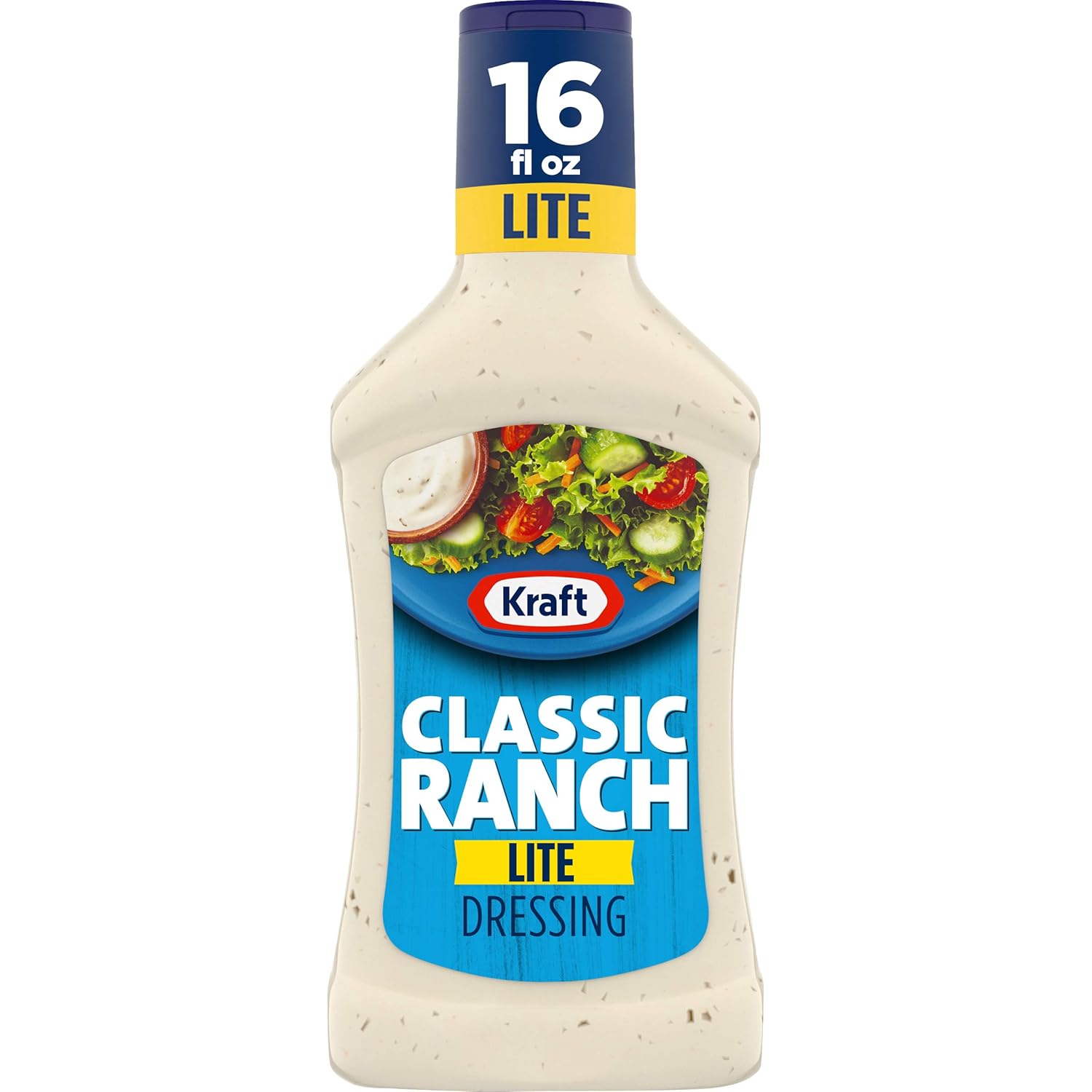 Amazon.com : Kraft Classic Ranch Lite Salad Dressing (16 fl oz Bottle ...