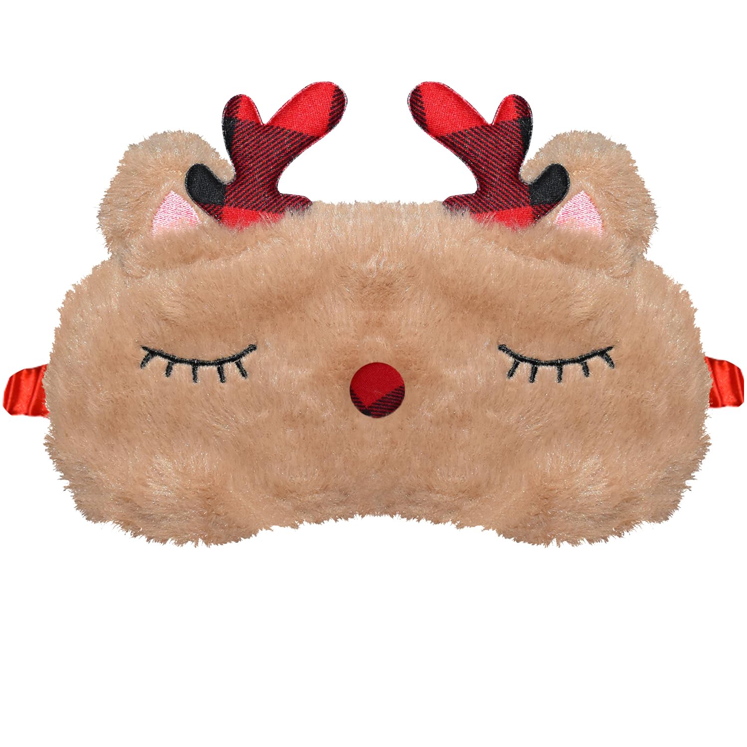 Amazon.com: VHOPMORE Cute Animal Sleeping Mask Sleep Mask, Xmas ...