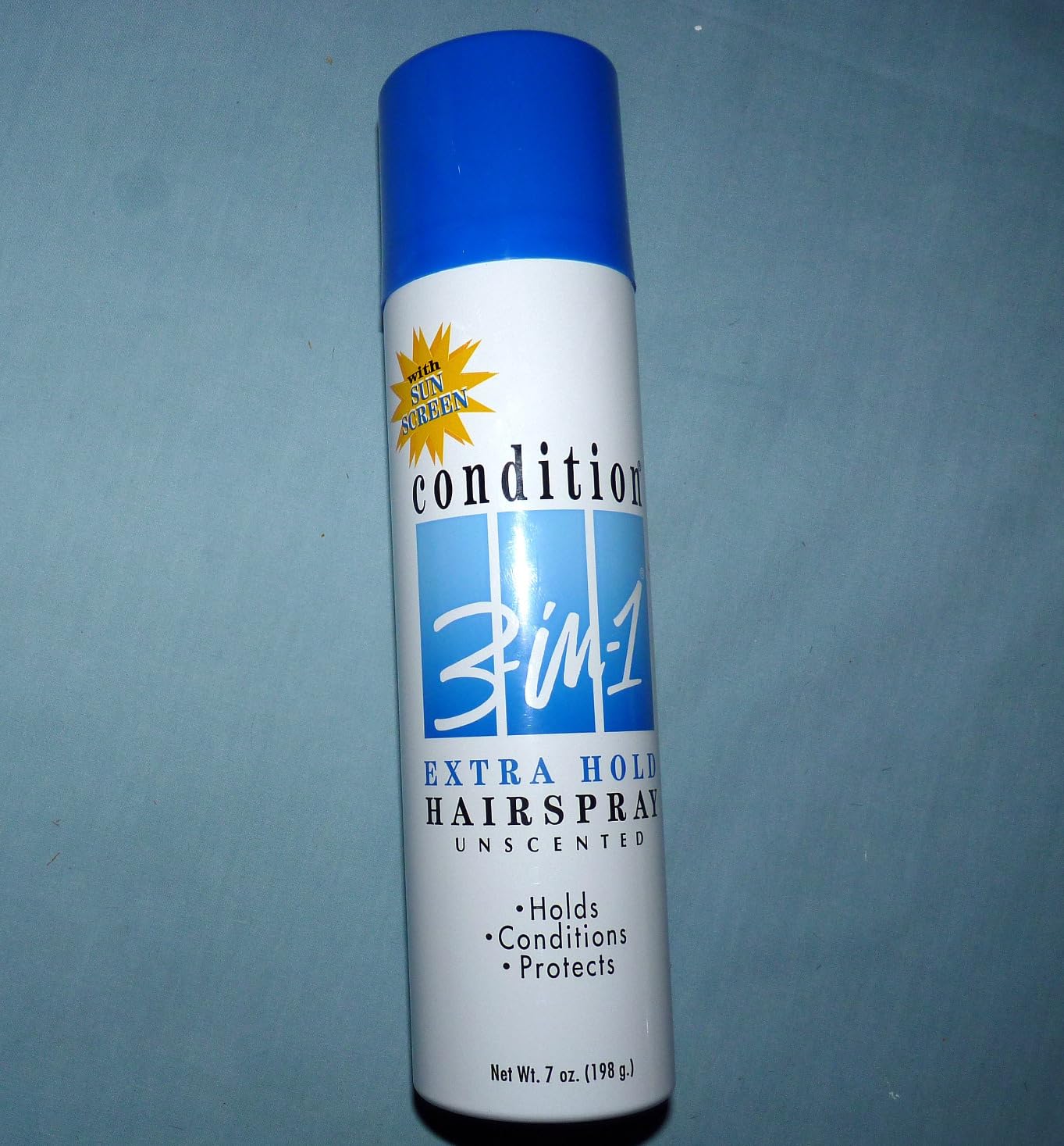 Amazon.com : Condition 3-in-1 Extra Hold Unscented Hairspray, 7 Ounce ...