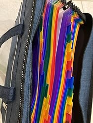 Amazon.com : SEEKIND Accordian File Organizer with Handle,26 Pockets Expanding File Folder ...